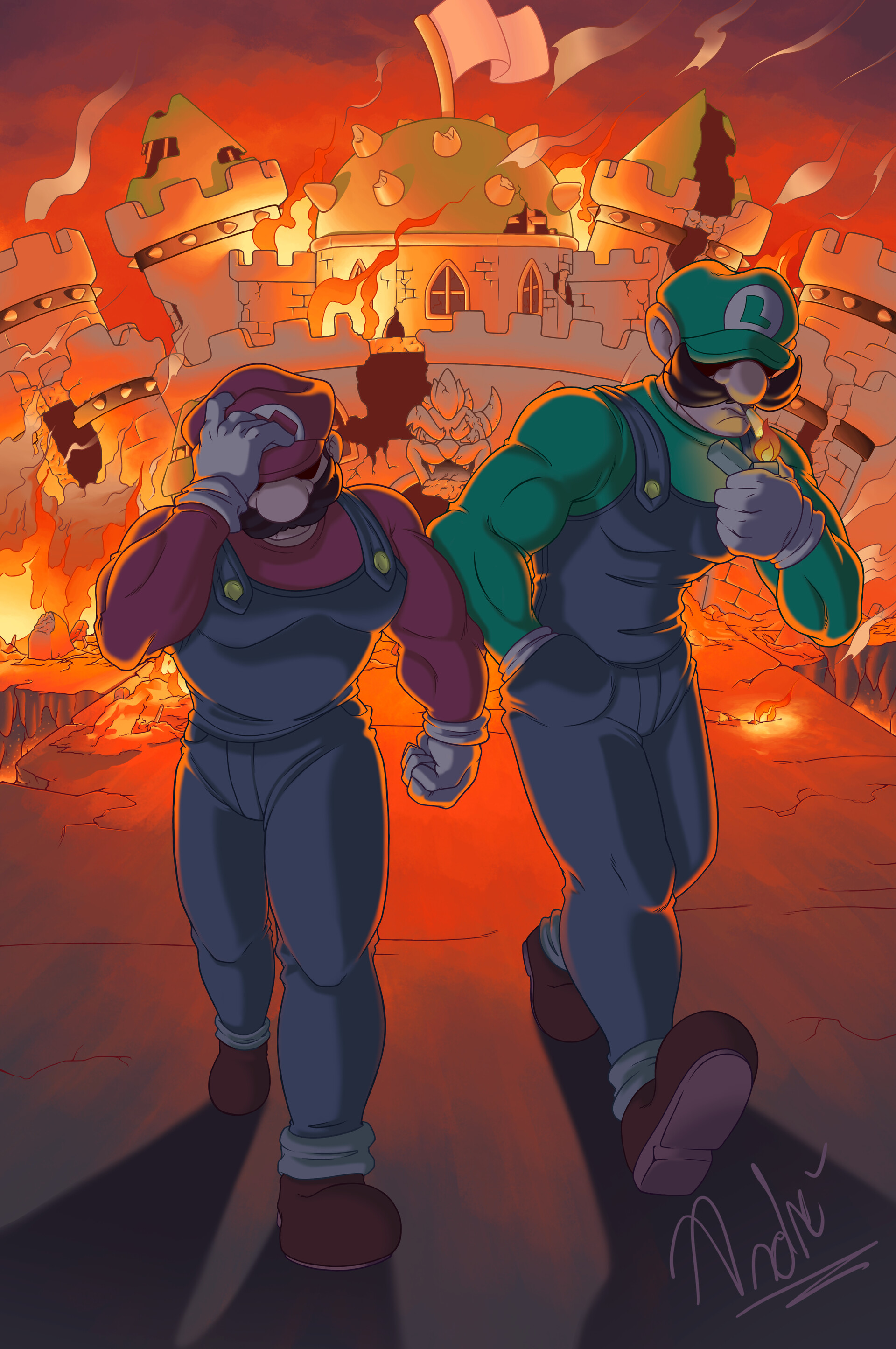 ArtStation - Mario & Luigi