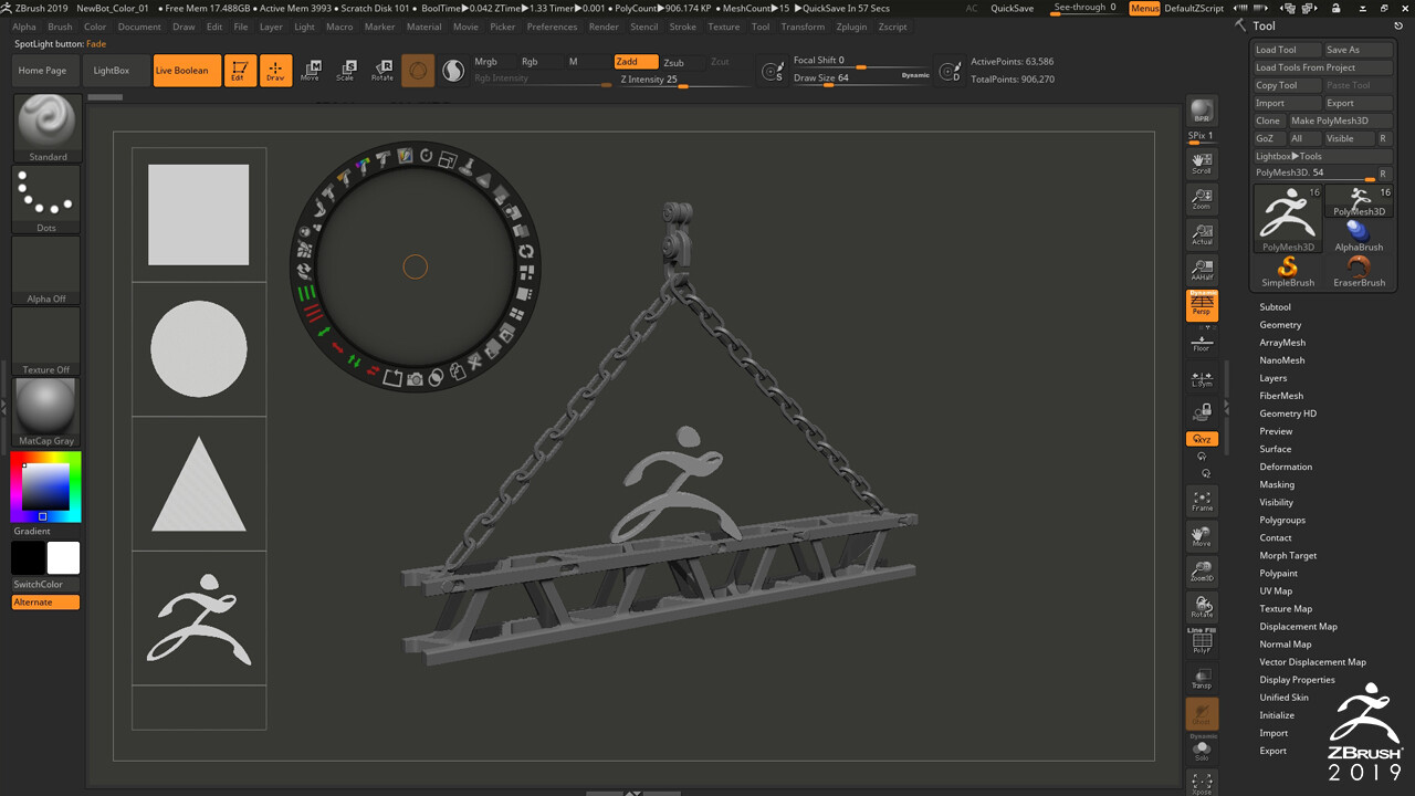 Joseph Drust - Snapshot3D Greebly Bits ZBrush 2019