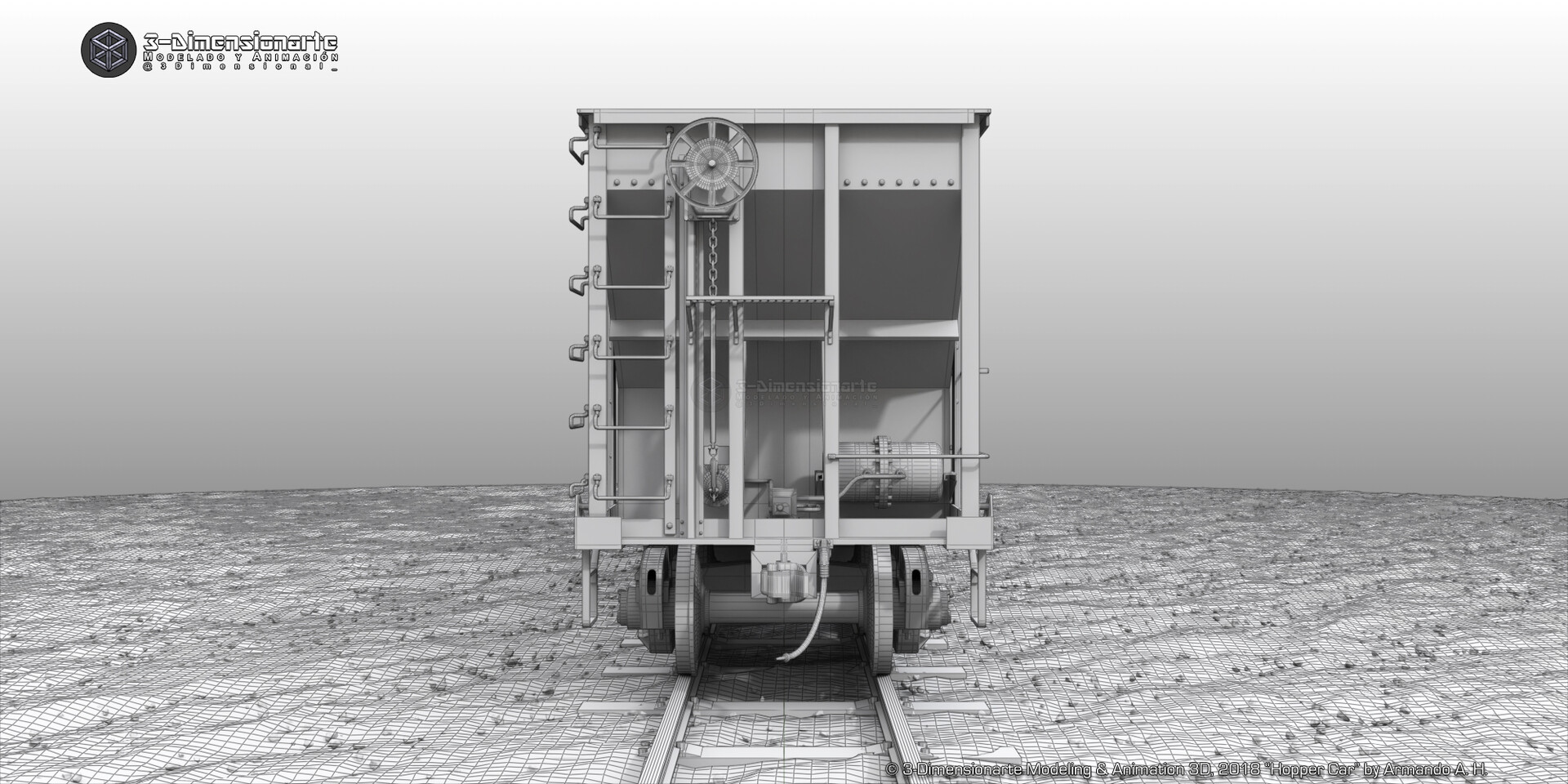 ArtStation - Hopper Car [Wireframe]