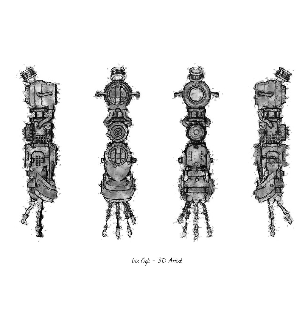 ArtStation - Character Model Sheet