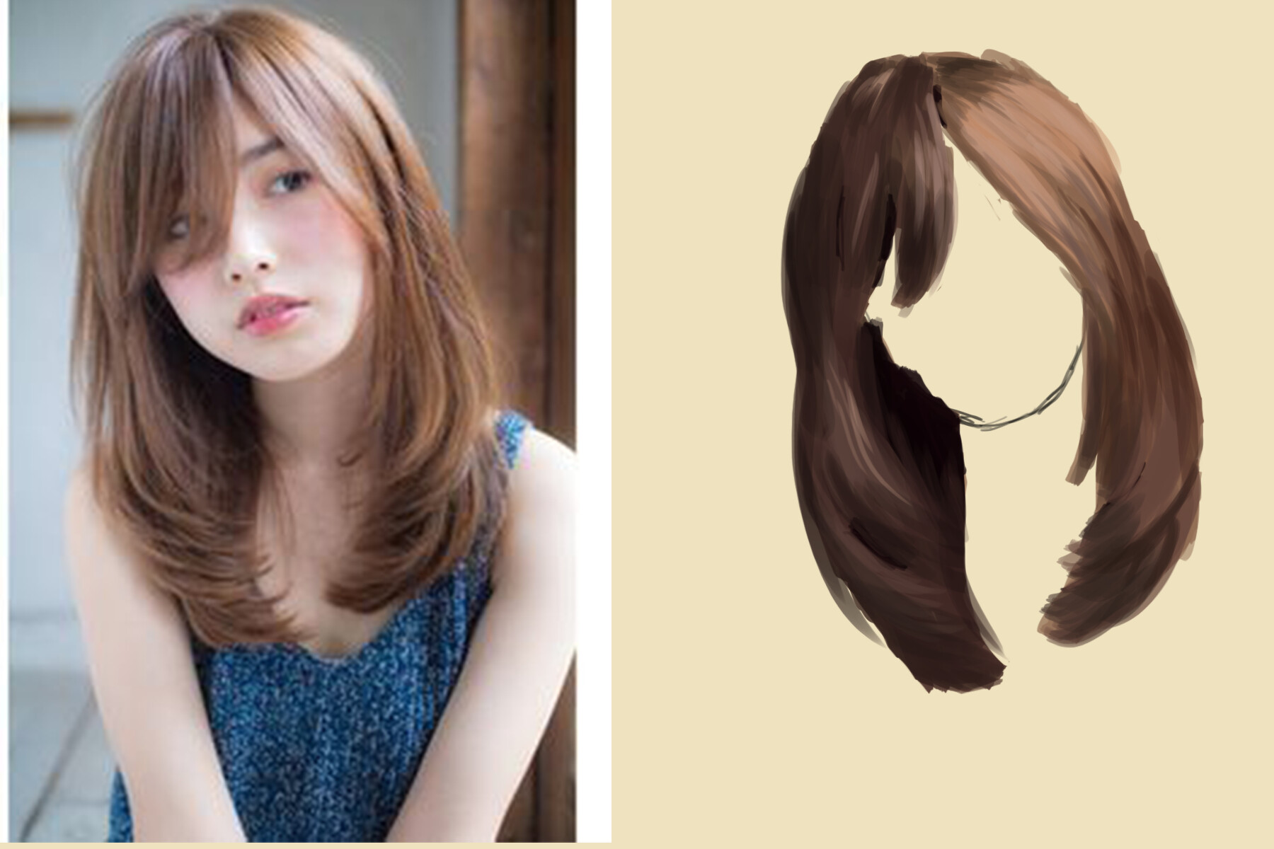 ArtStation - Study of hair and colors