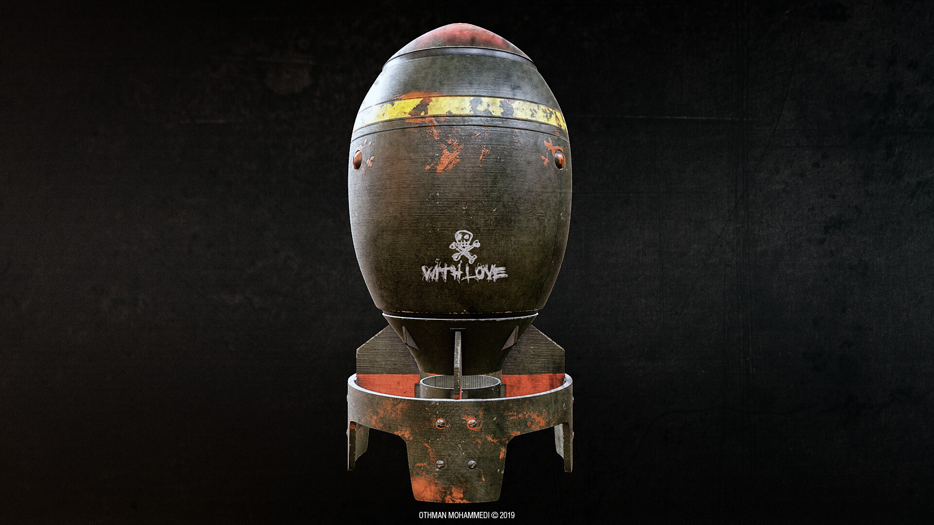 ArtStation - Fallout Univers Detailed Mini Nuke [With Love]