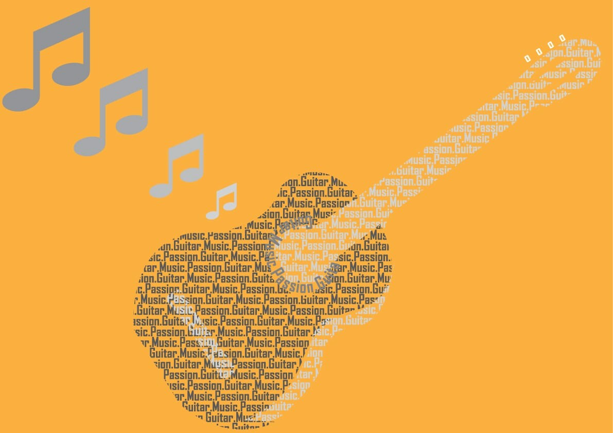 ArtStation - Guitar Typography