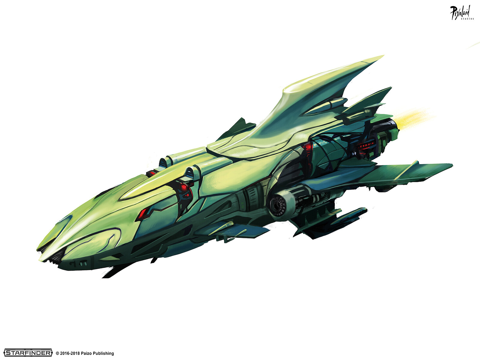 Pixoloid Studios - Starfinder - Spaceships