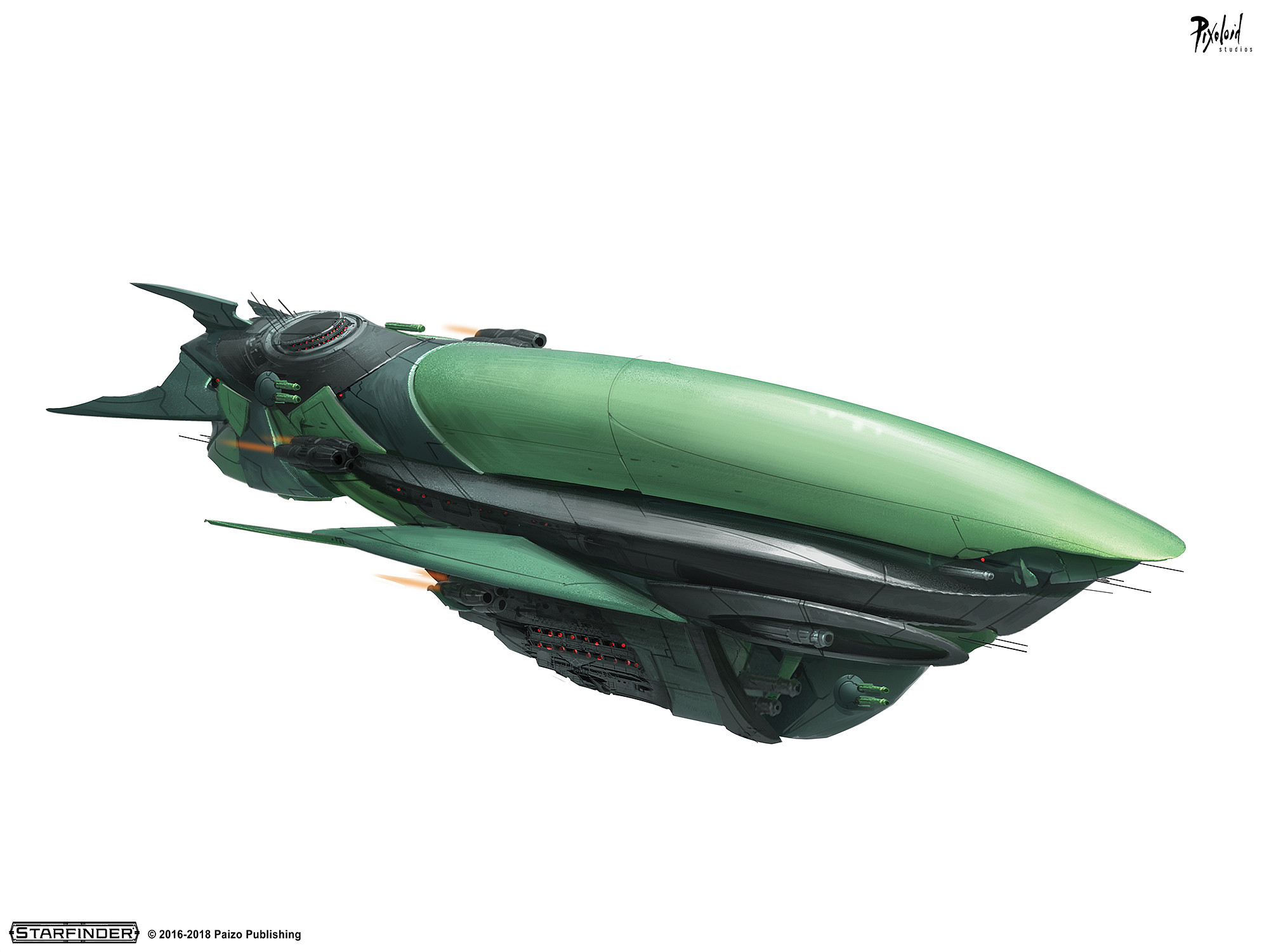 Pixoloid Studios - Starfinder - Spaceships vol 2