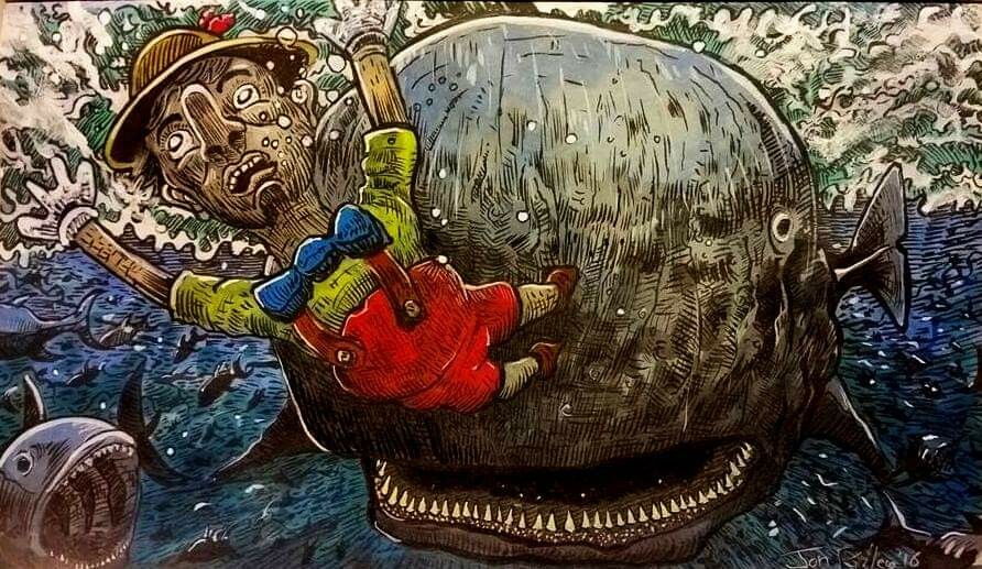 Pinocchio And The Whale