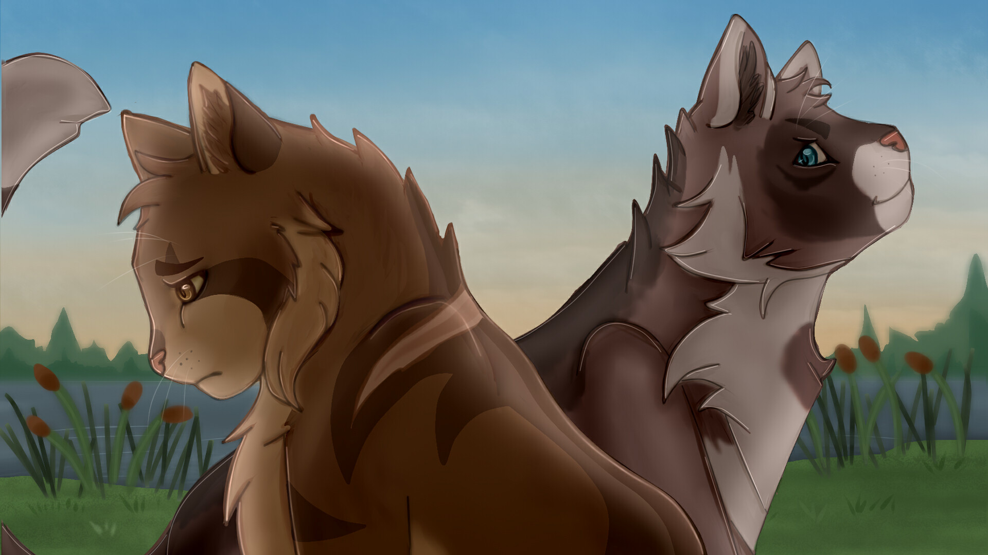 Warrior Cats Leafpool And Hawkfrost