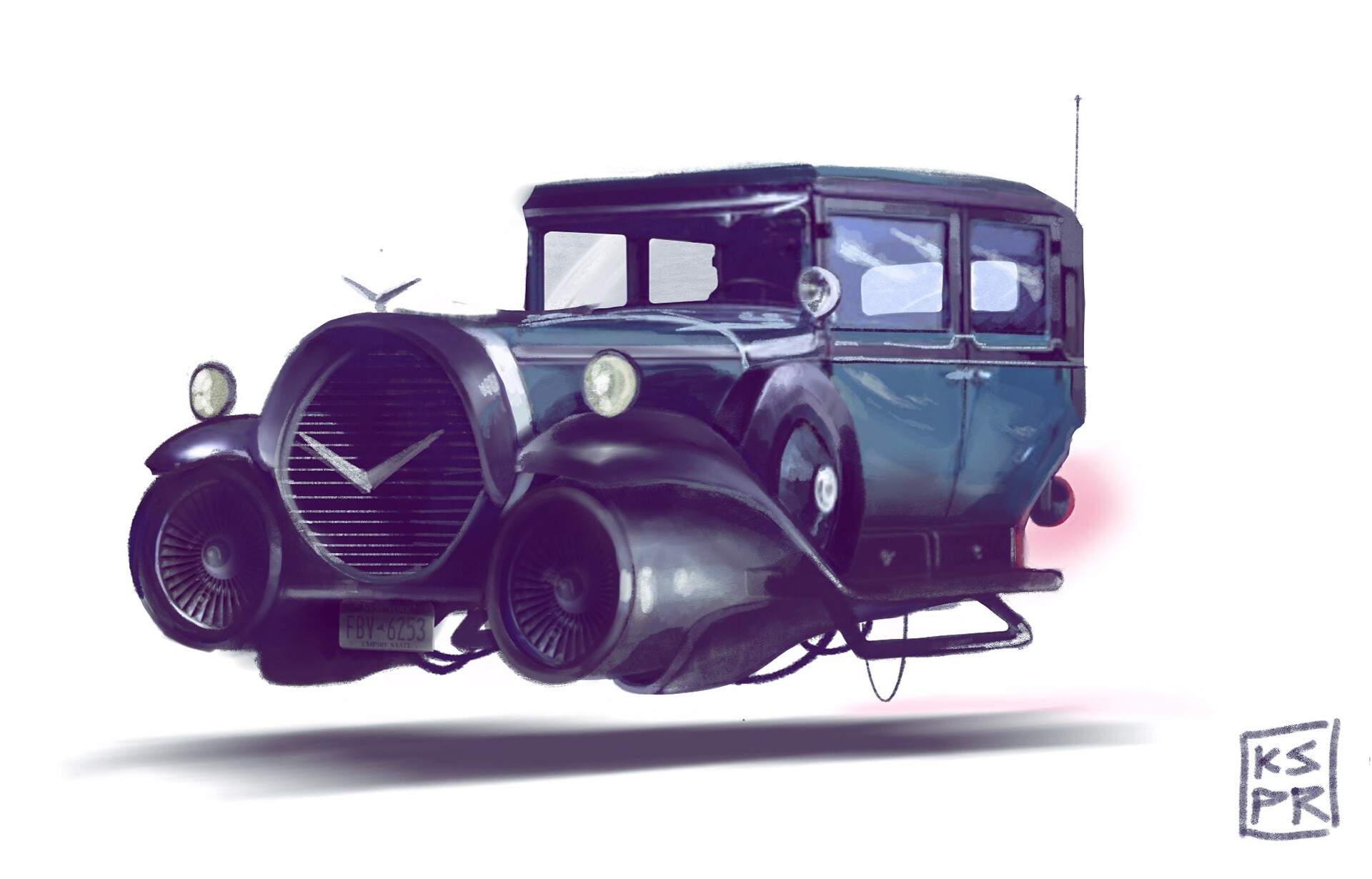 ArtStation - Old new car