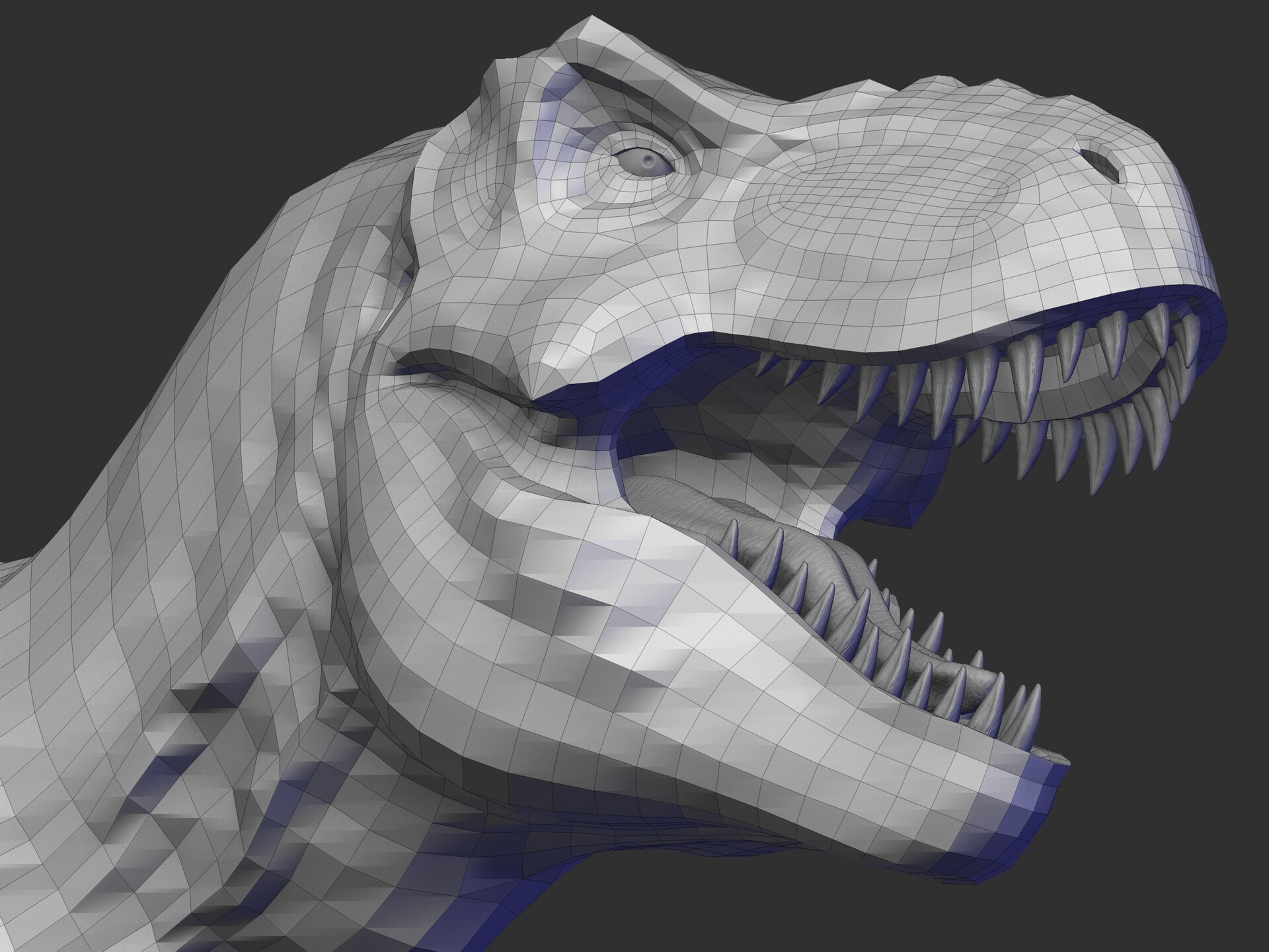 David Rosa - Tyrannosaurus rex "rexy" from Jurassic park and world (Fanart)