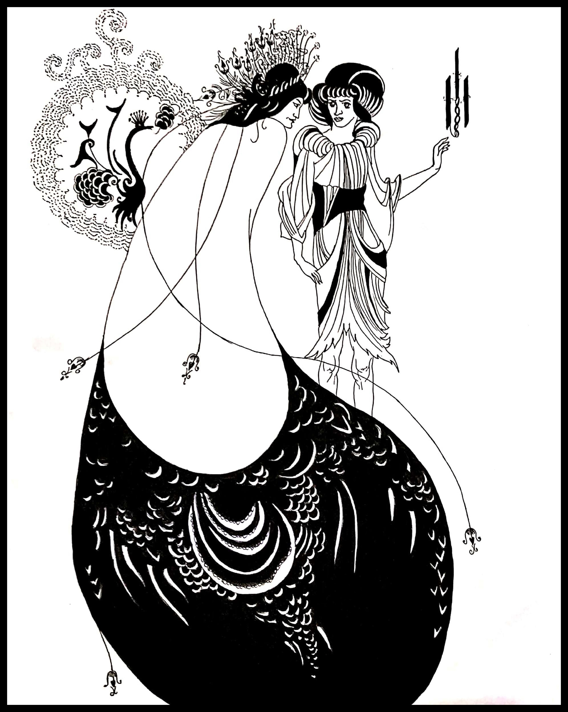 suparna art - witch painting