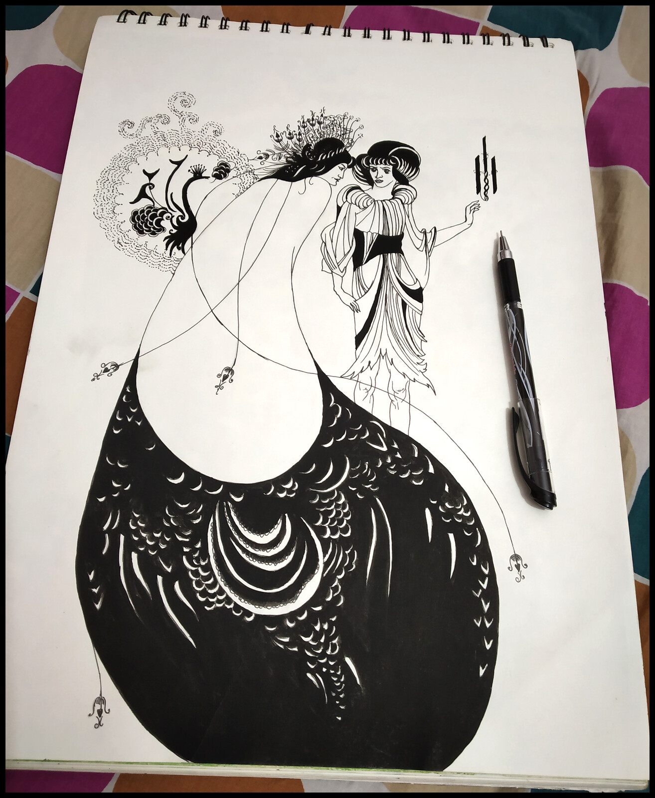 suparna art - witch painting