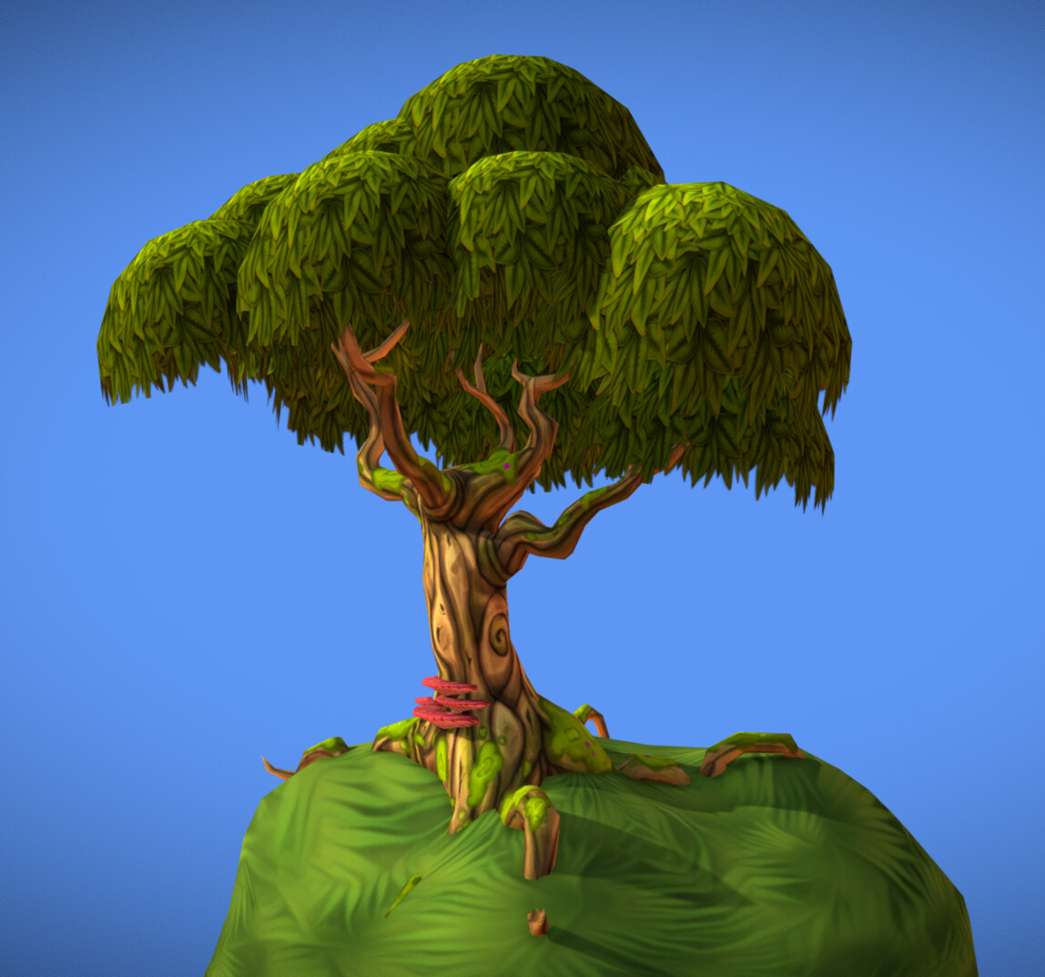 ArtStation - Big Oak trees