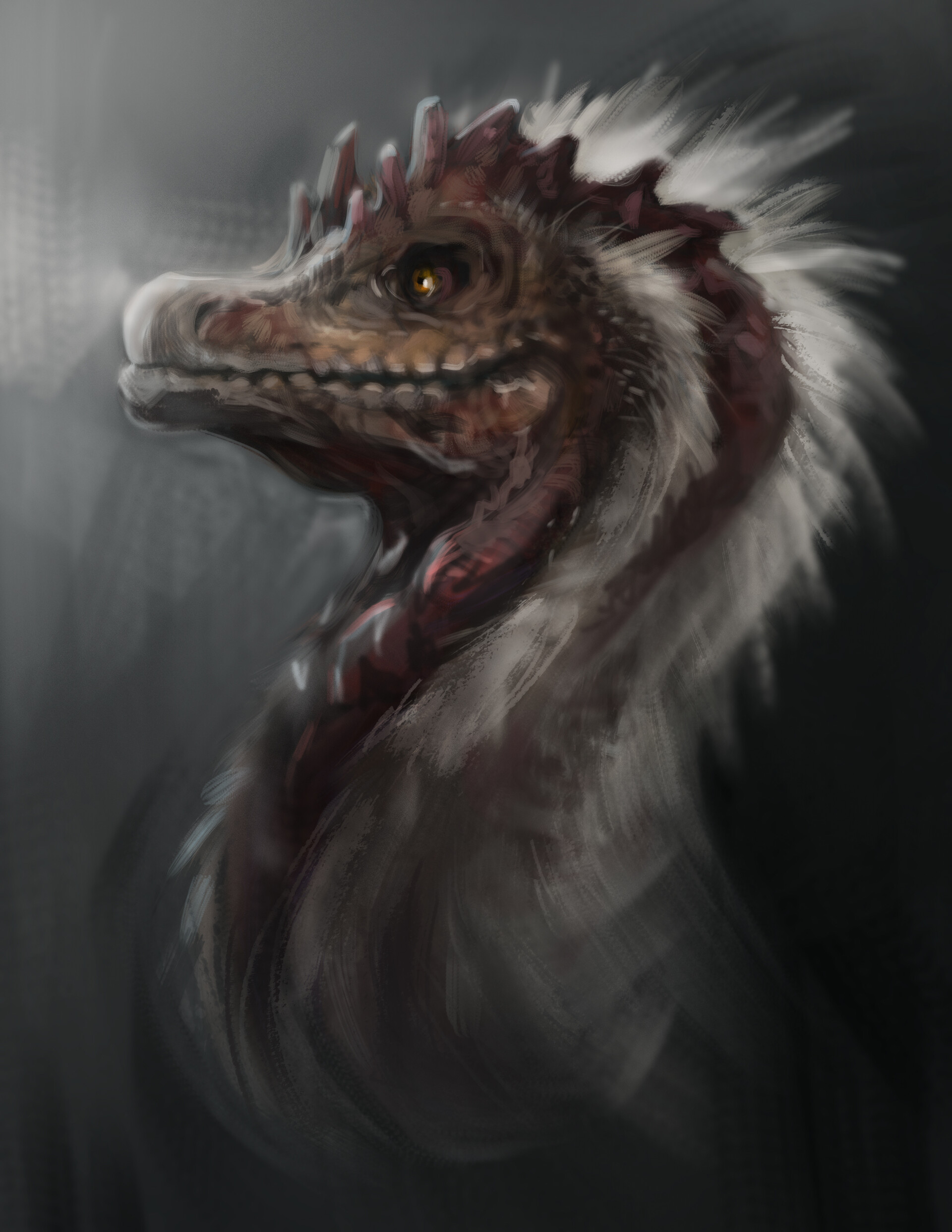 ArtStation - Another Dinosaurish Monster
