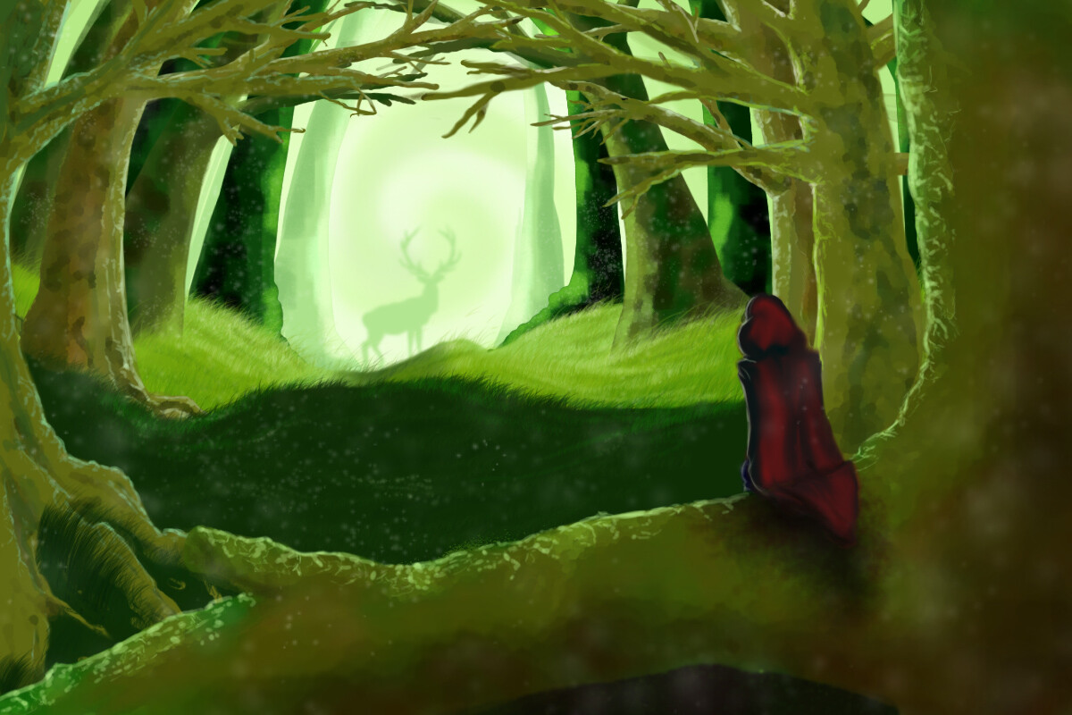 ArtStation - Fantasy forest