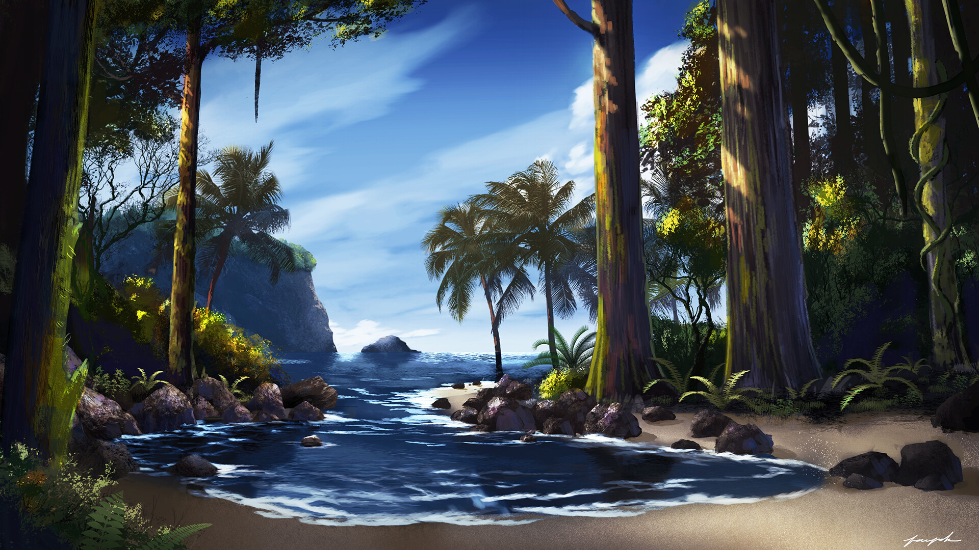 ArtStation - Pre-Historic Environment Concept