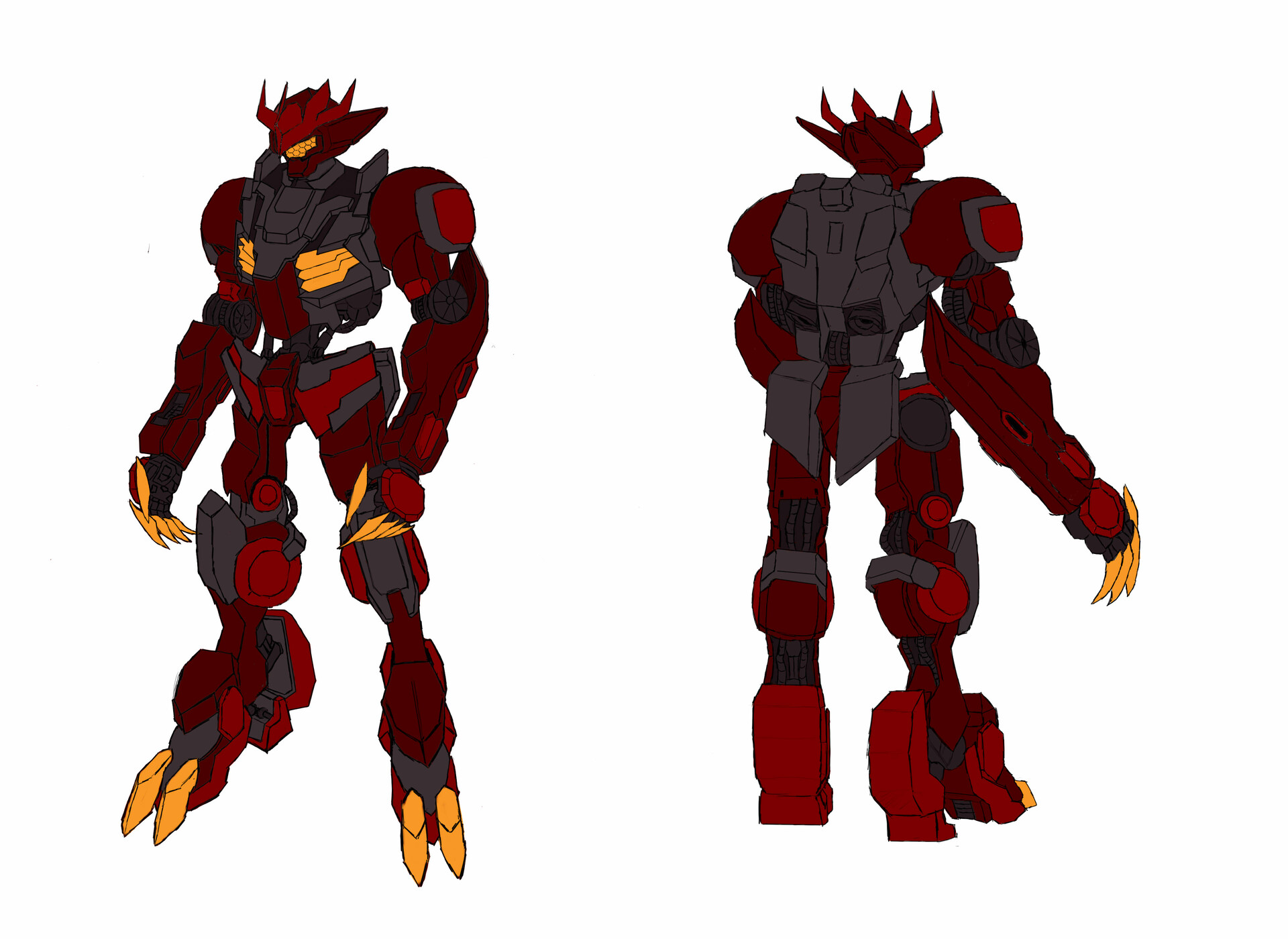 Aaron Teo - Mech Concept Art - Rexerker