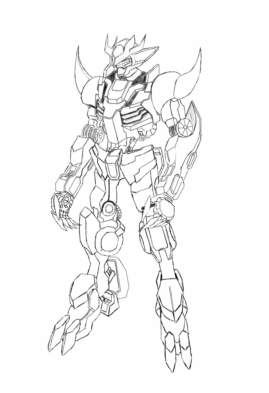 gundam barbatos coloring pages
