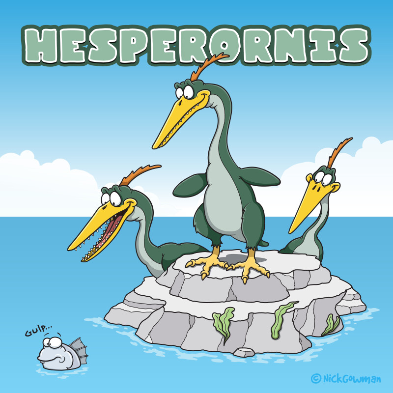 Nick Gowman - Cartoon Dinosaurs and Prehistoric Creatures