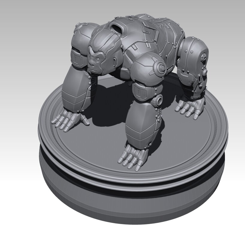 ArtStation - concept scifi gorilla