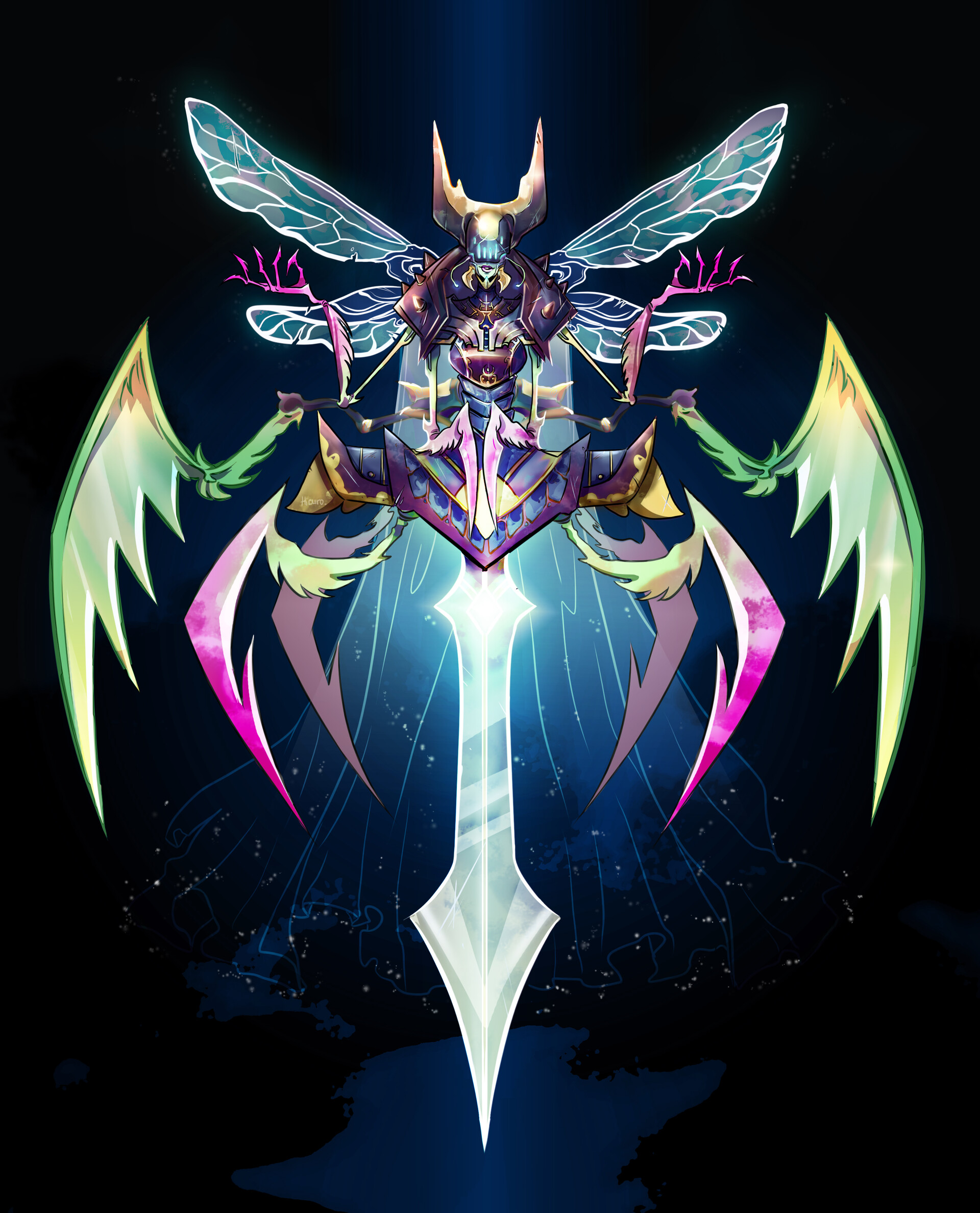 ArtStation - CDC Insect Warrior 2018