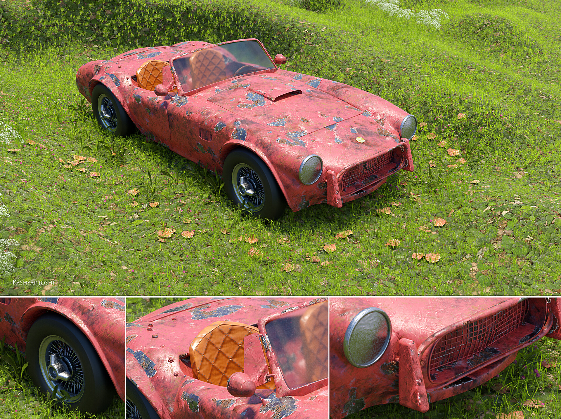 ArtStation - Wreaked Car