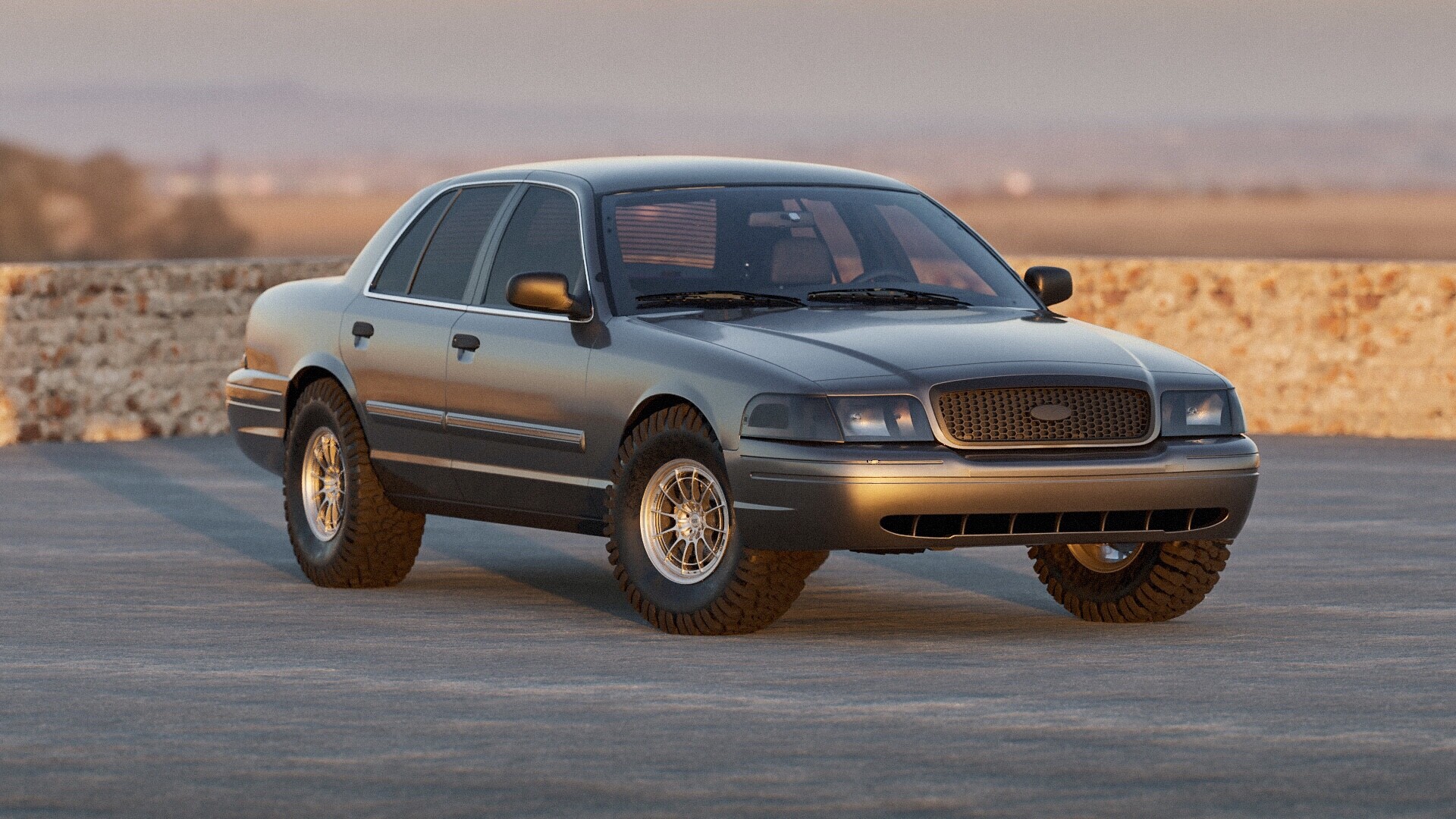 ArtStation - Lifted Crown Victoria