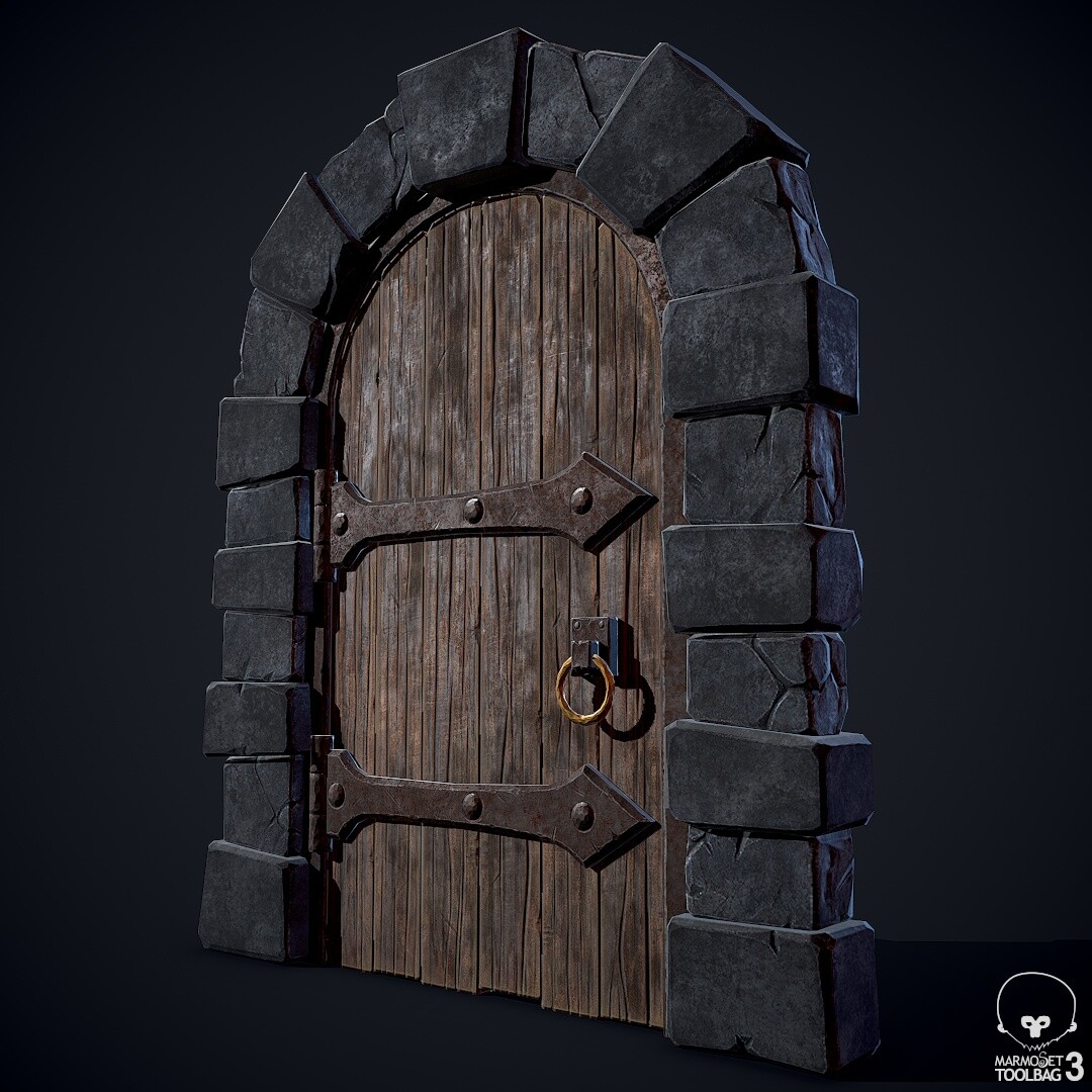ArtStation - Dungeon Assets / Door