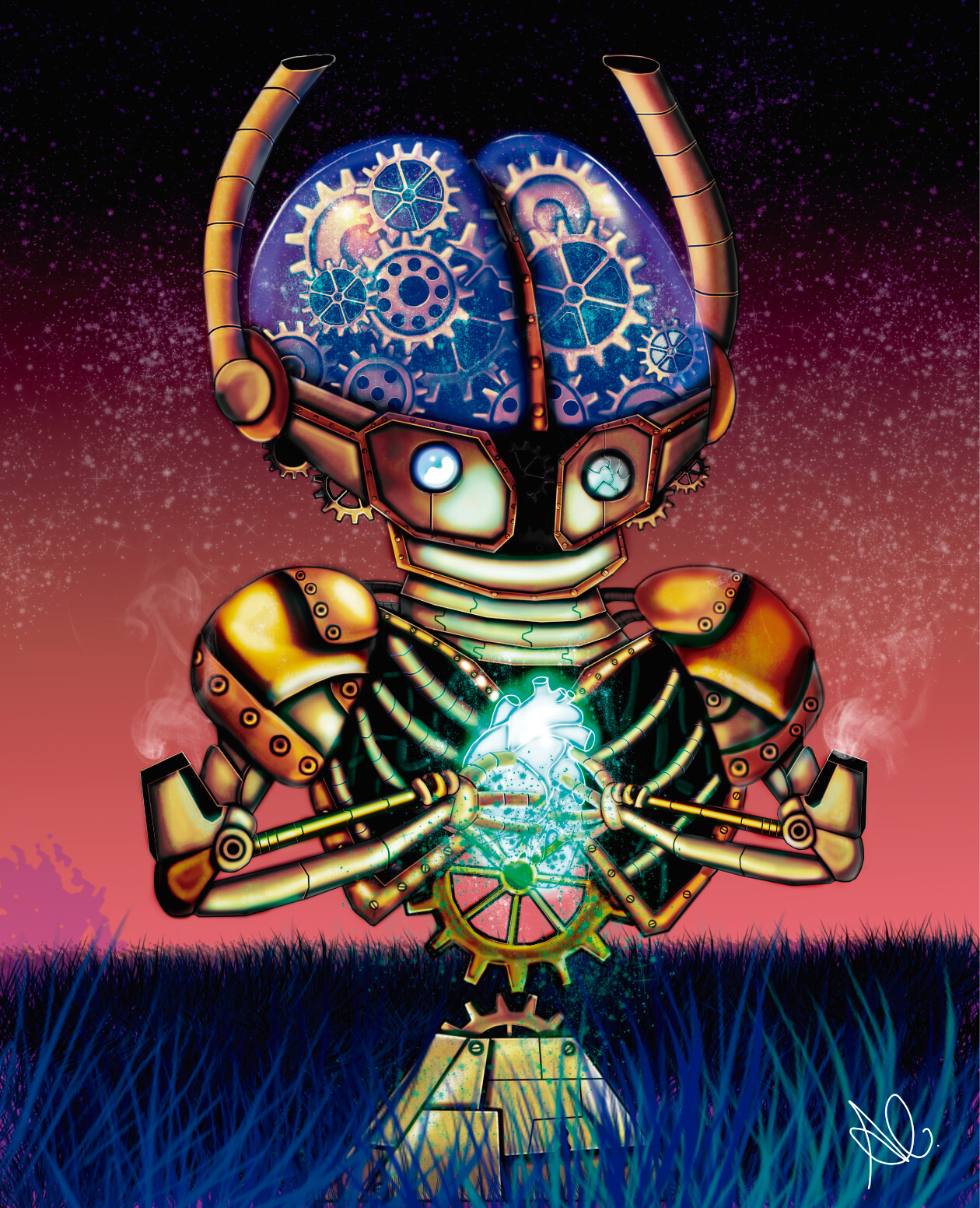 ArtStation - Steam Punk Robot