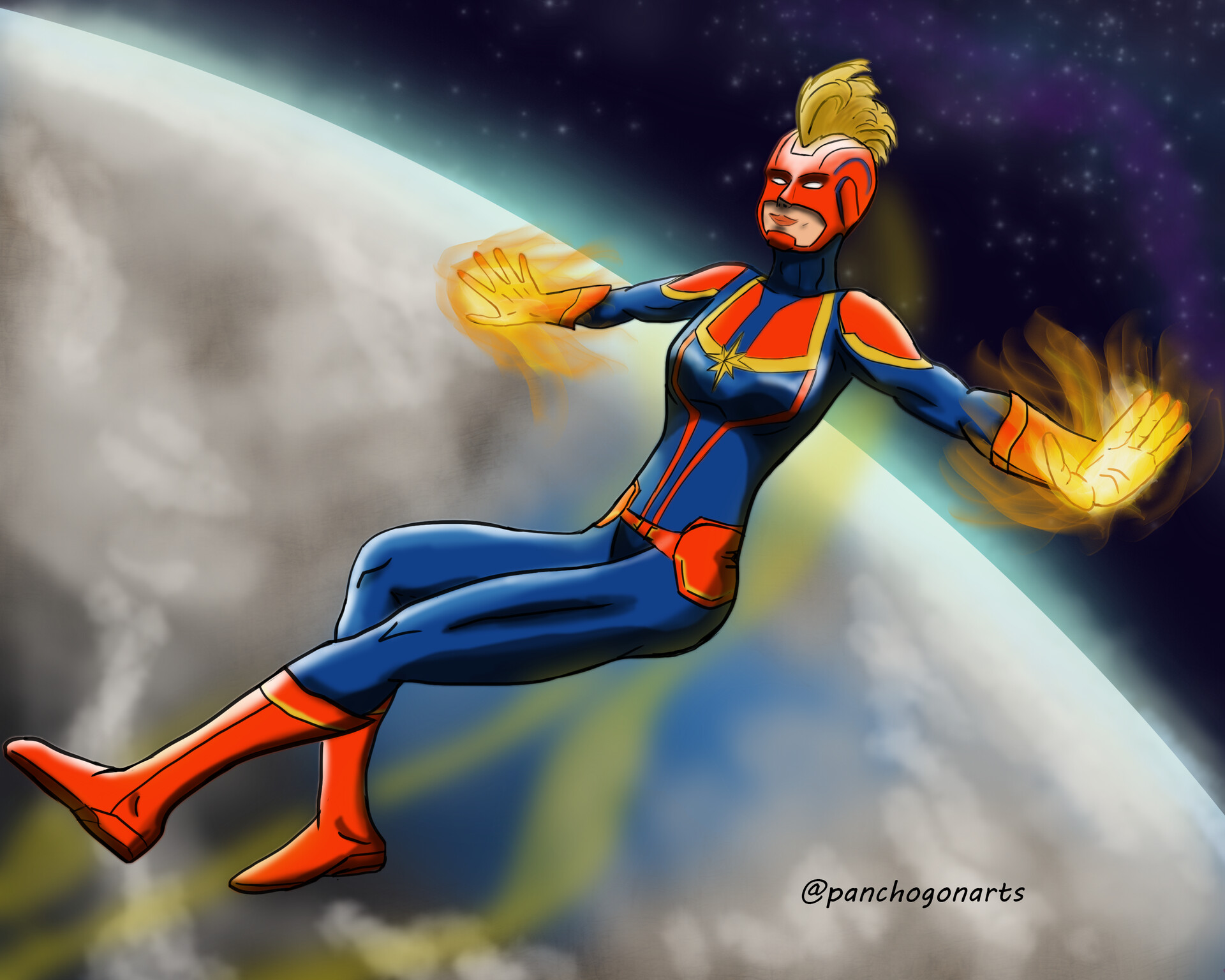 ArtStation - captain marvel