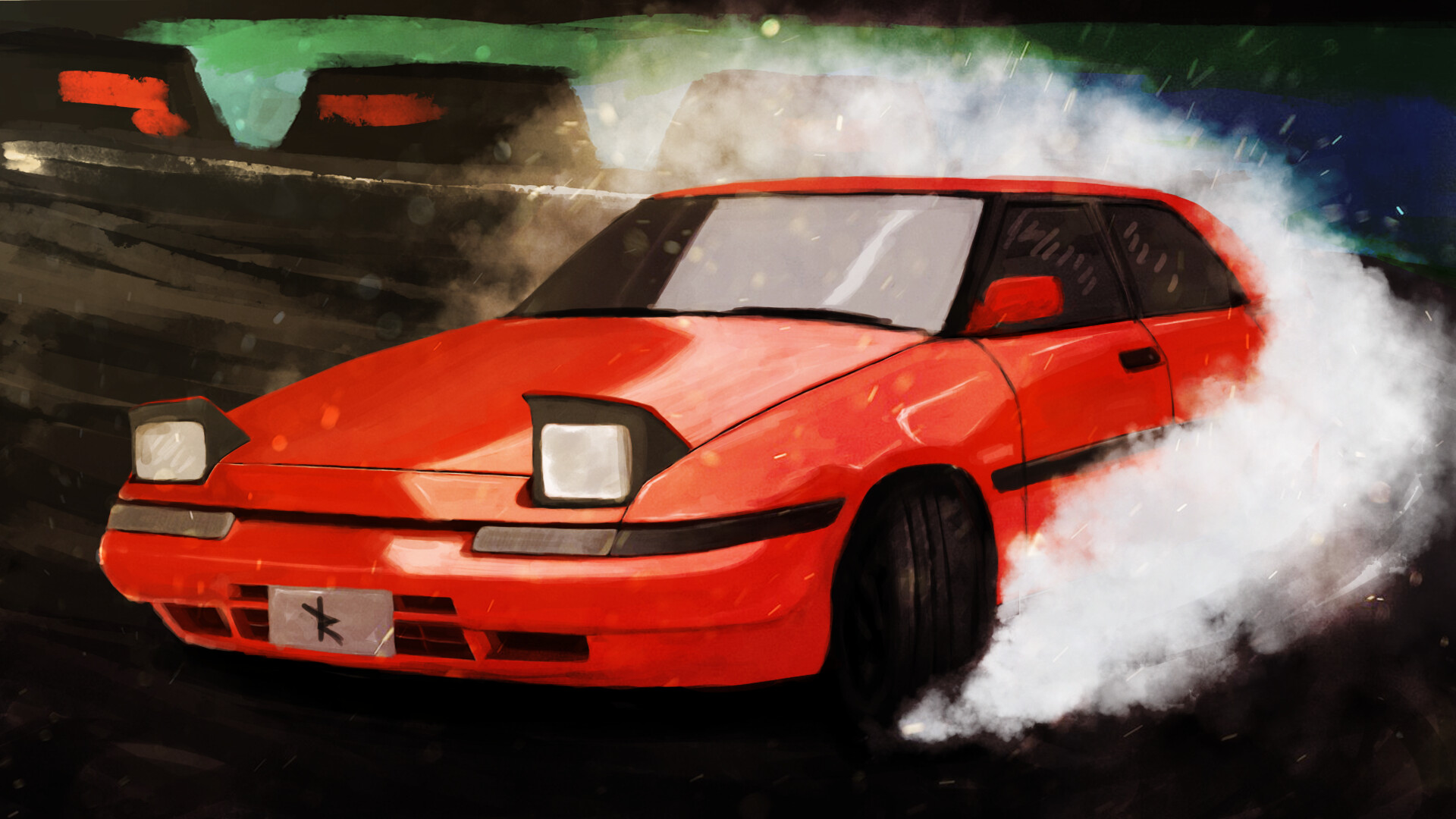 ArtStation - Mazda 323 Projekt
