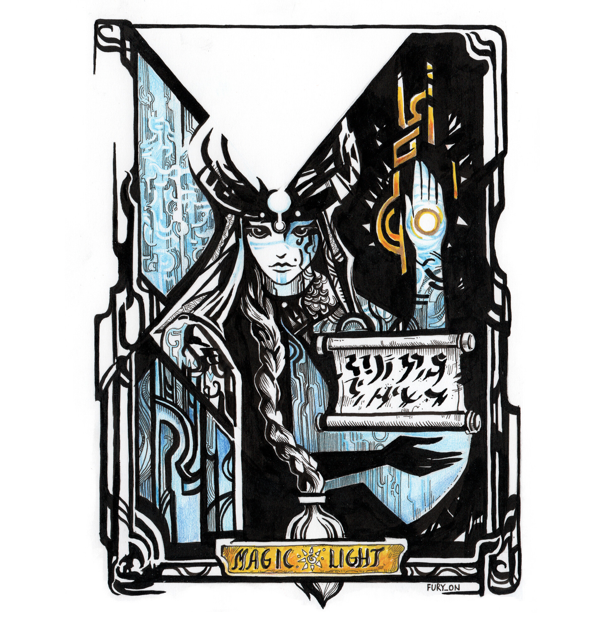 ArtStation - Illustration One: Magic Light