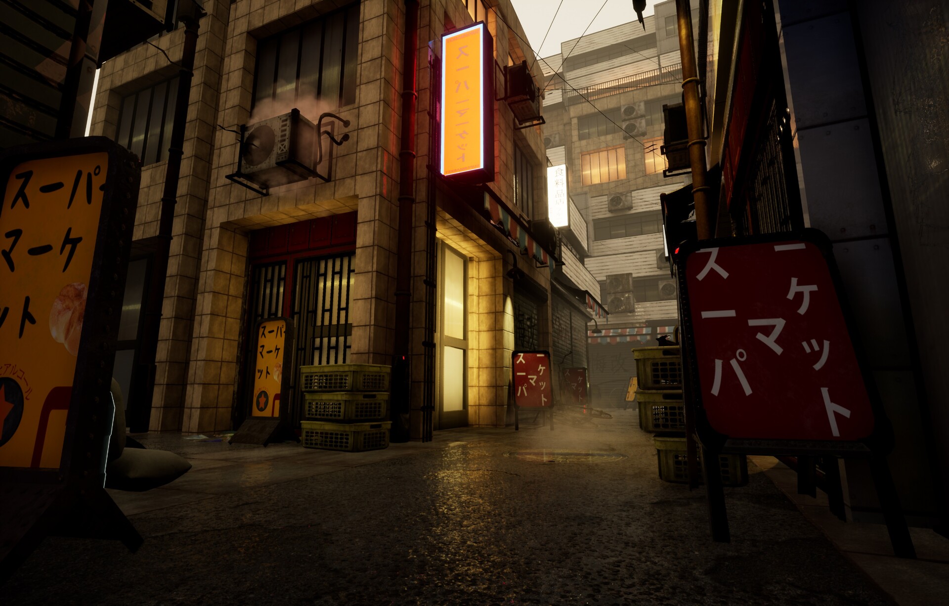 ArtStation - Japanese Neon Alley