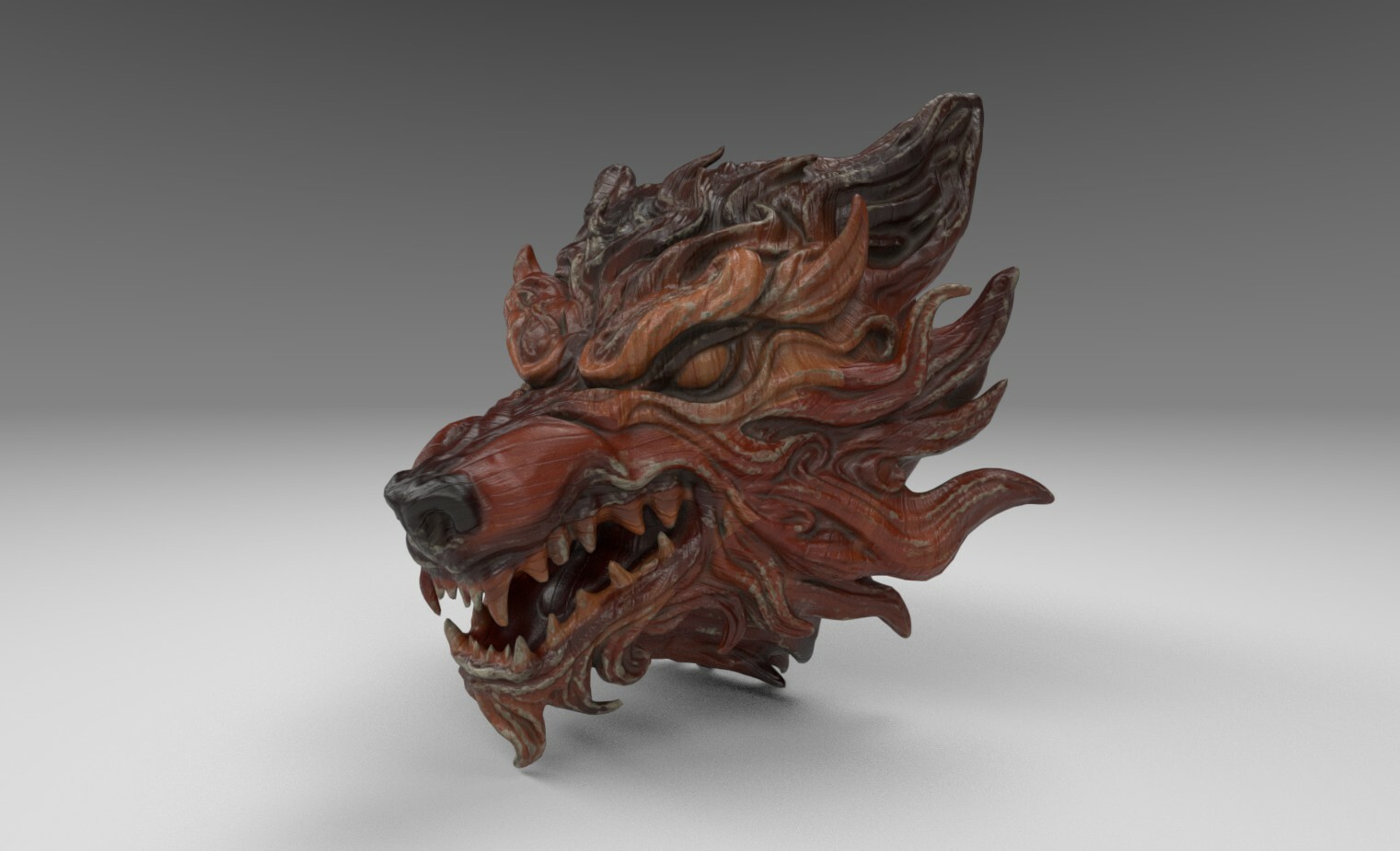 ArtStation - Wolf head