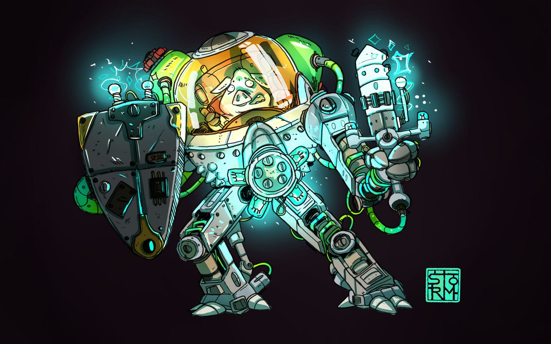 ArtStation - Pig-Bot