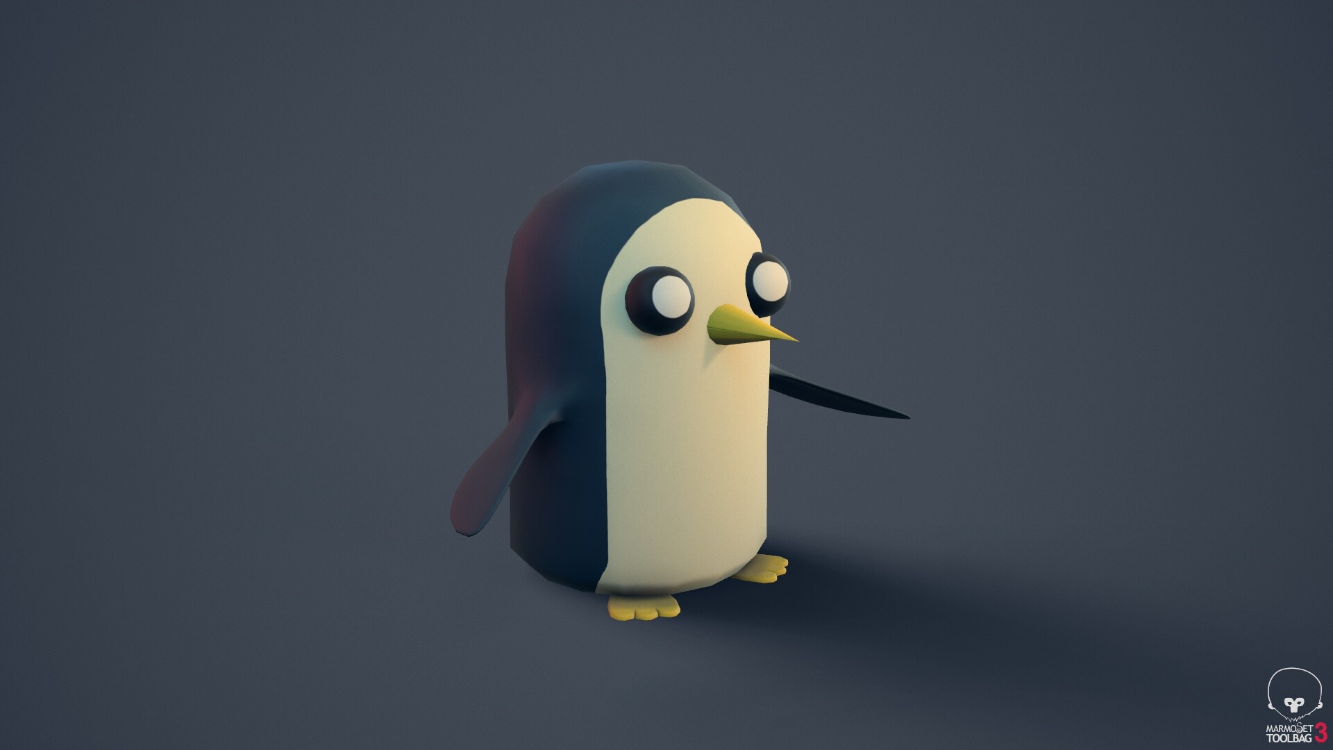 Adventure Time Gunter The Penguin Wallpaper