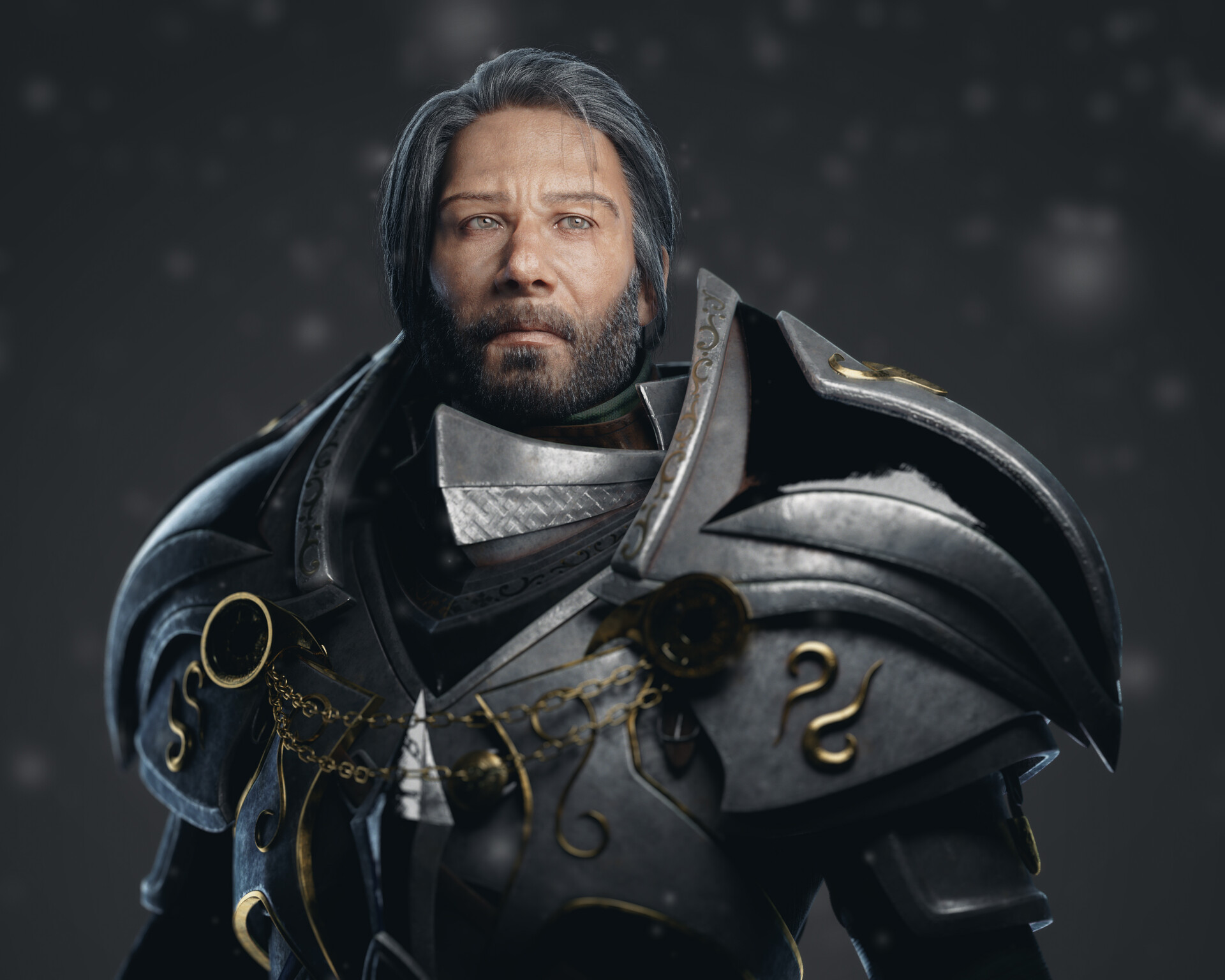 ArtStation - Obsidian Knight - Cinematic Character