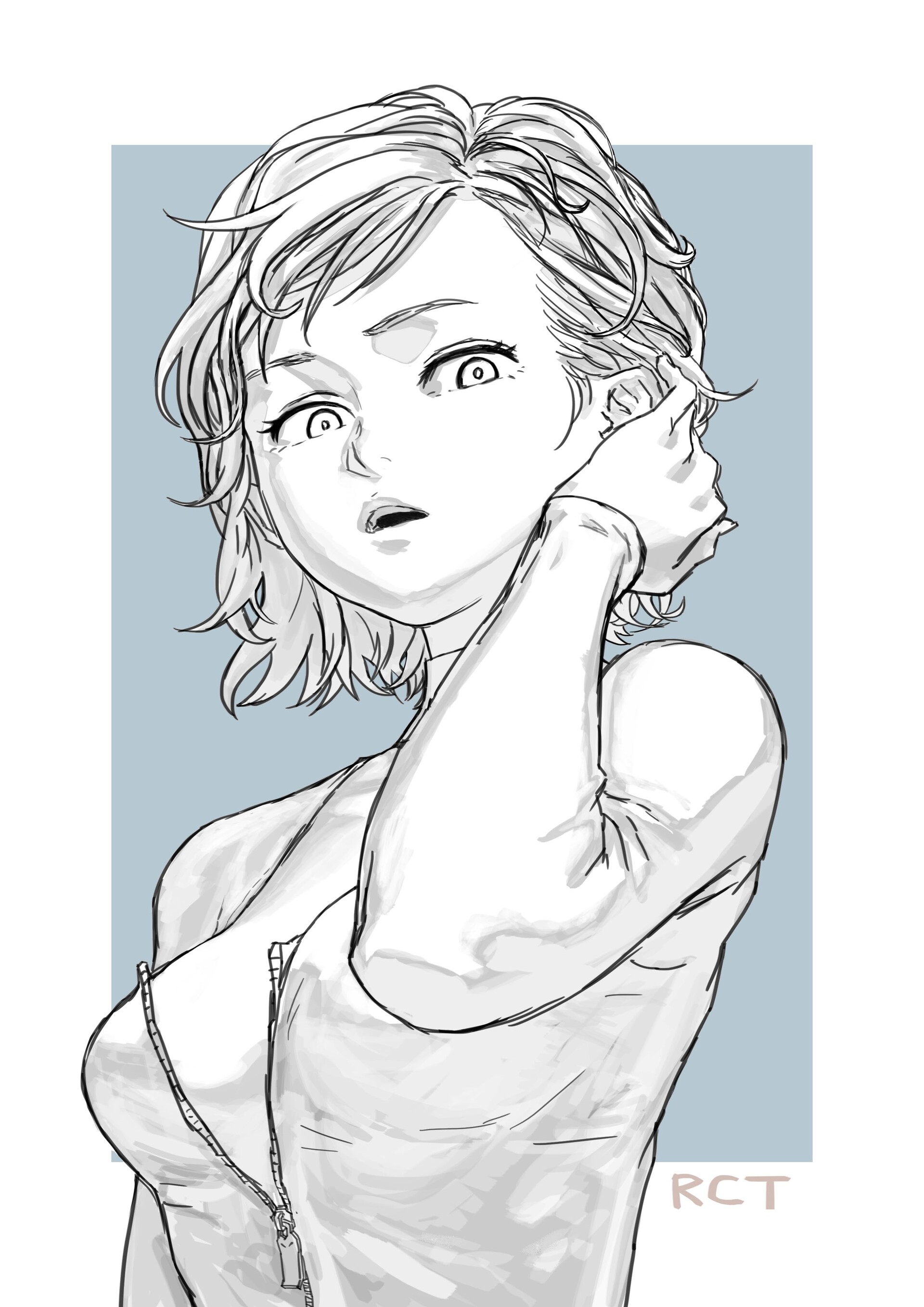 ArtStation - Short hair