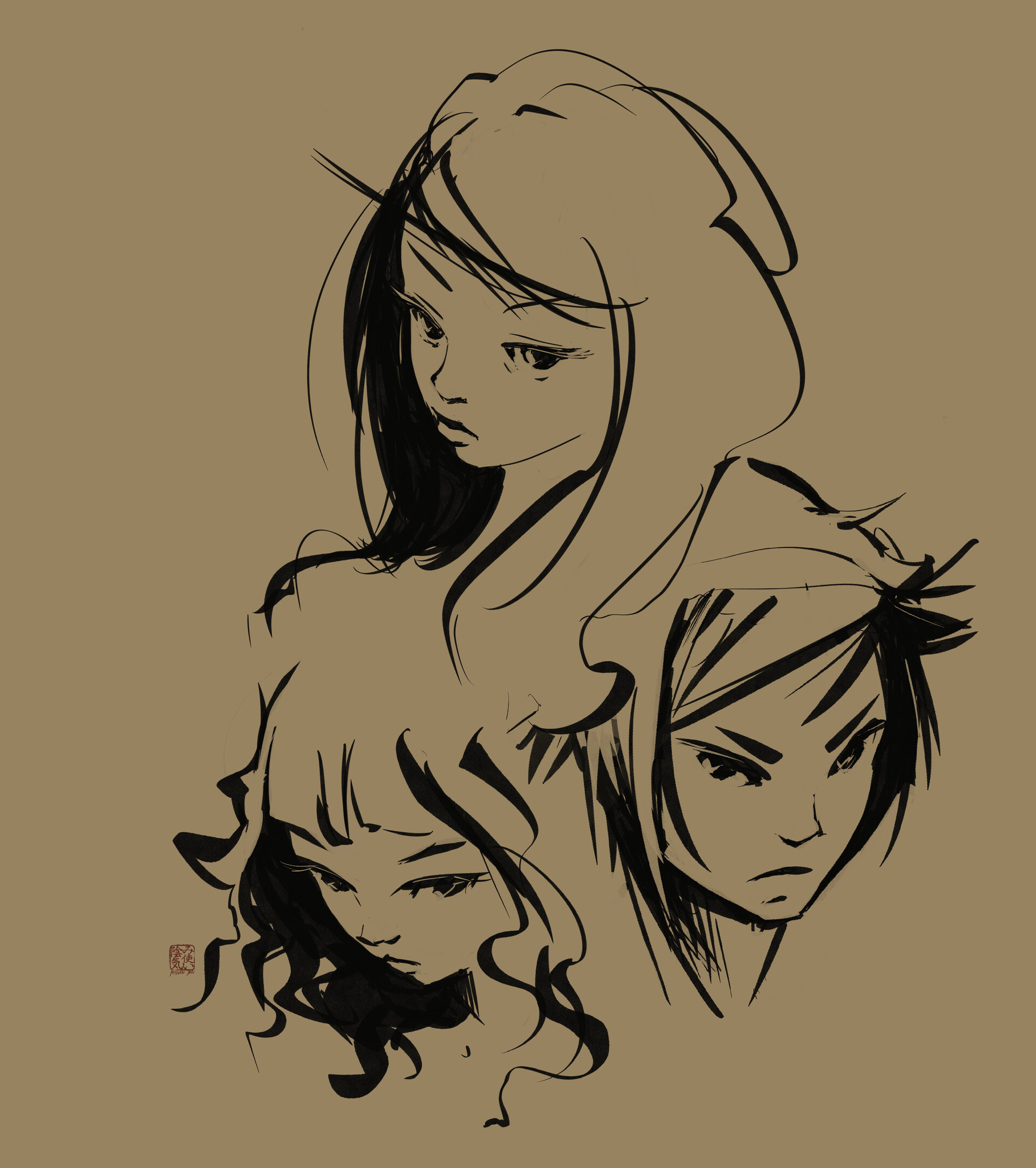 ArtStation - DOODLES (Anime project)