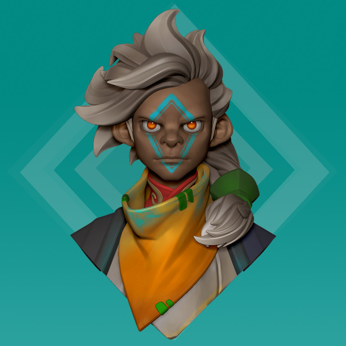 ArtStation - Munkei bust