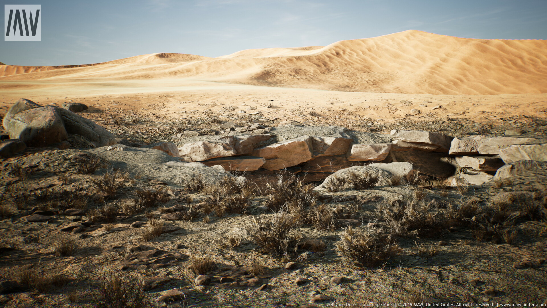 MAWI United - UE4 Dune Desert Landscape