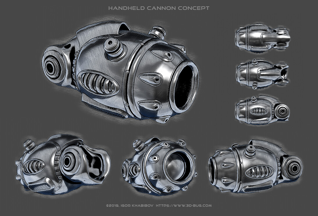 Igor Khabibov - Handheld cannon concept