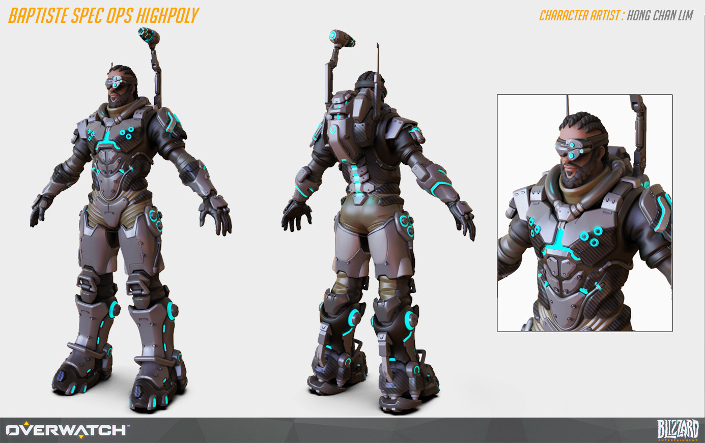 Hong - Overwatch Baptiste Spec/Desert OP Highpoly