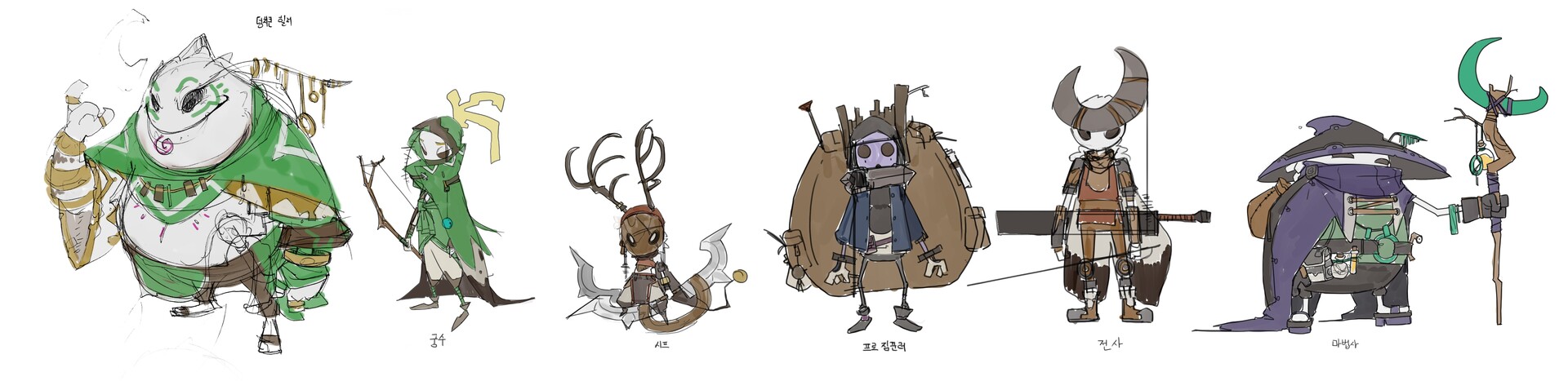 ArtStation - The Adventure of Silk moth_Sketch