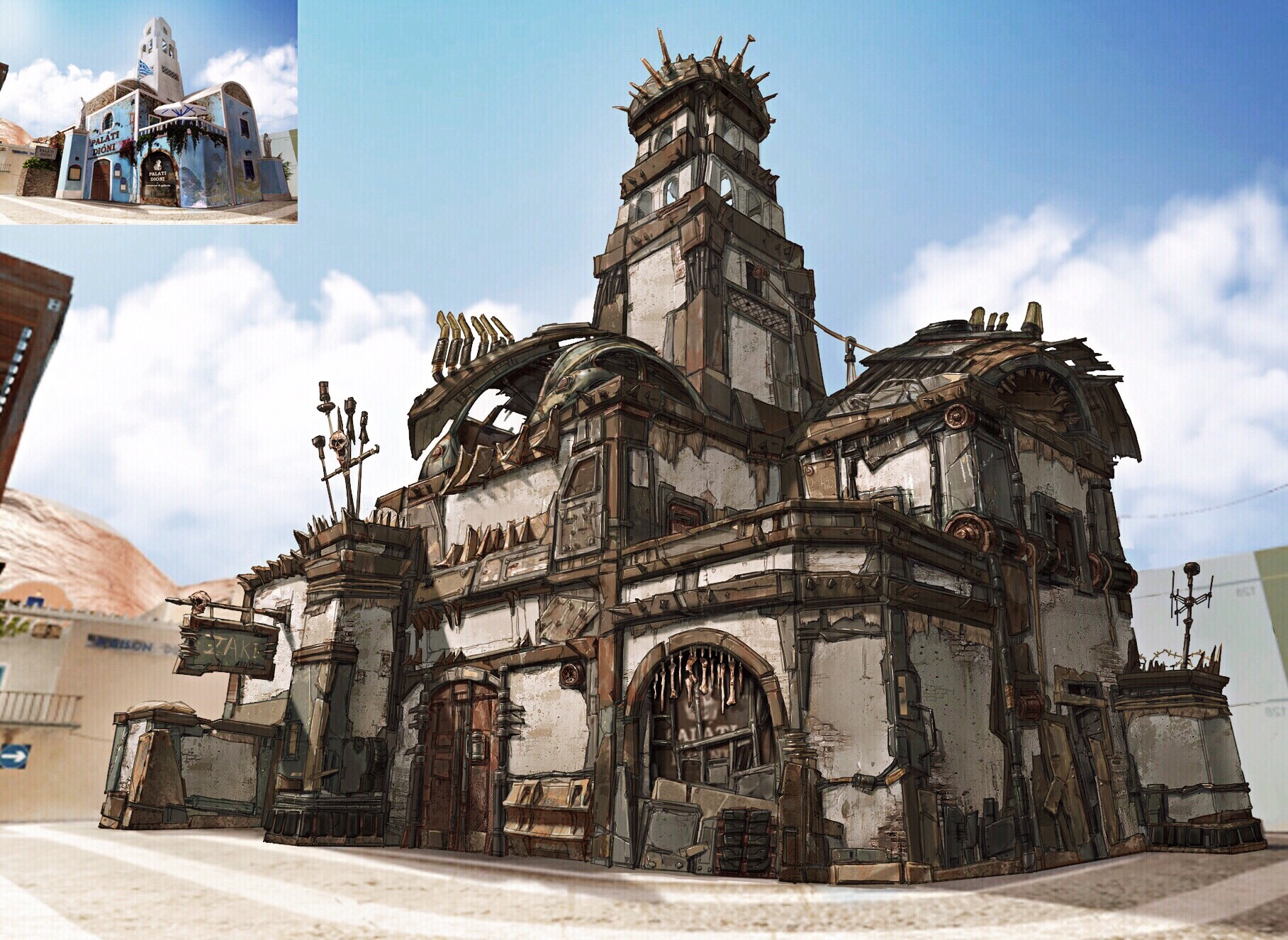 ArtStation - A bastion of wasteland