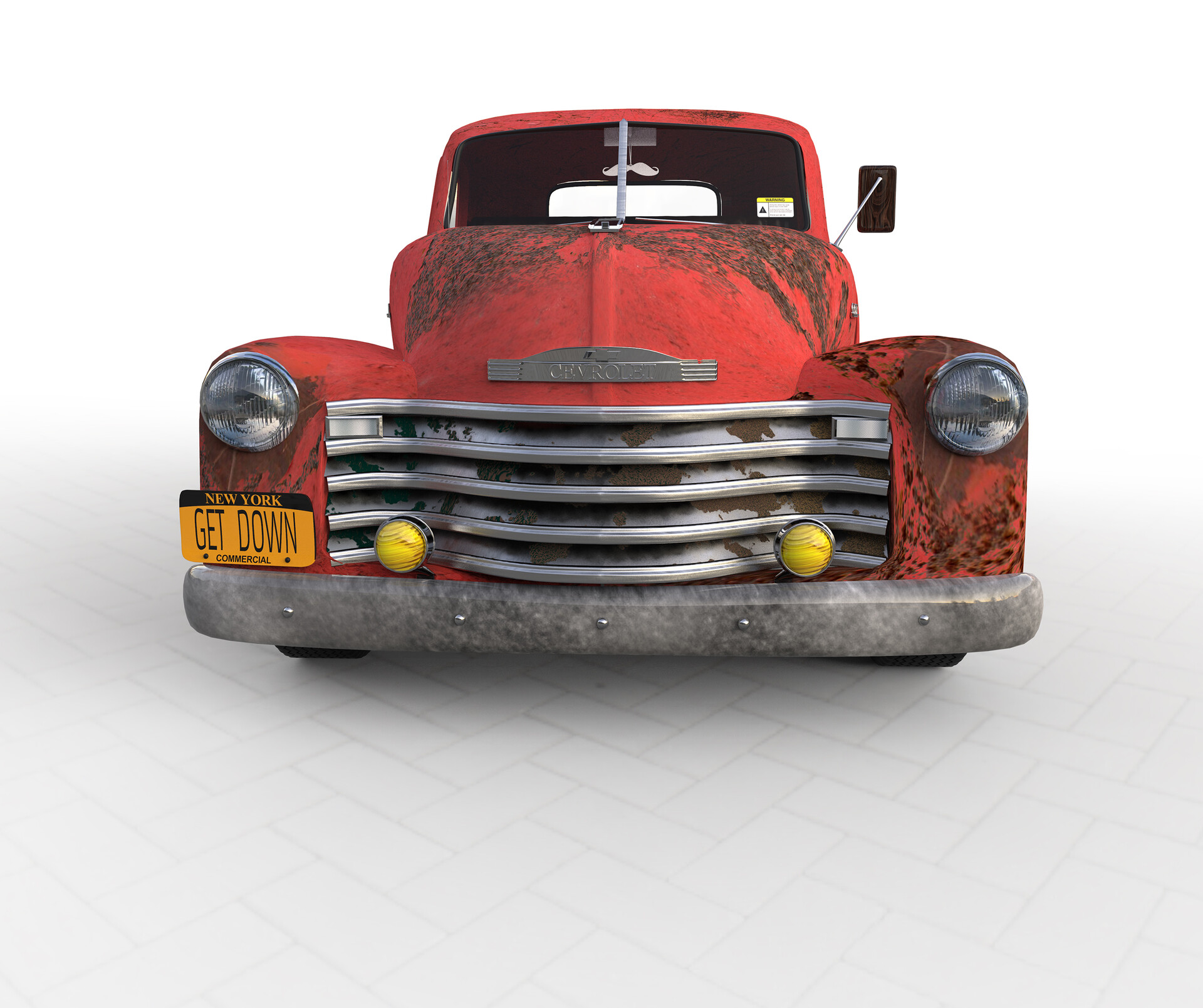 ArtStation - Chevrolet Rusted car