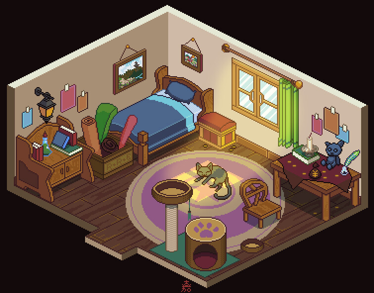 ArtStation - Practice of indoor scenes室内场景练习