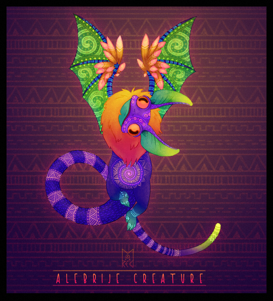 ArtStation - Character Design Challenge - Alebrije Creature