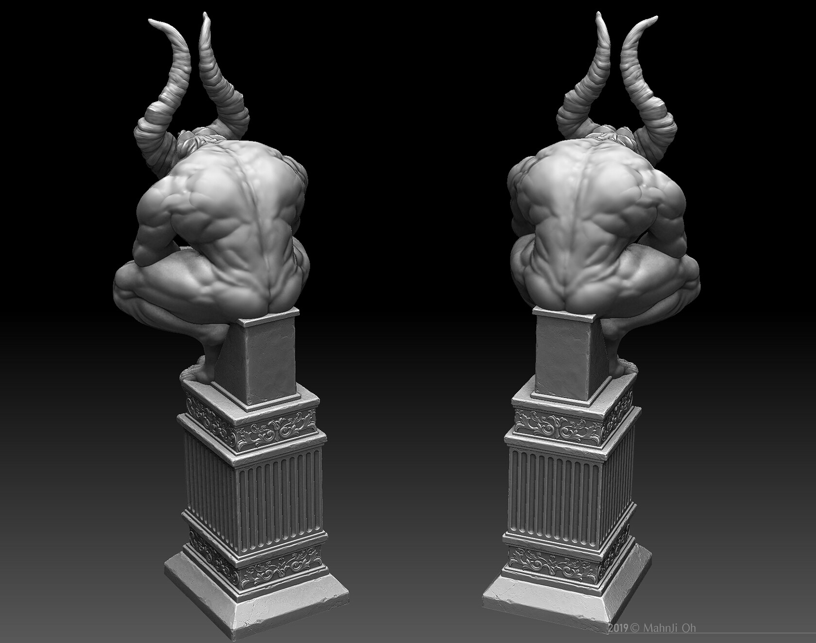 MJ - Demon Statue