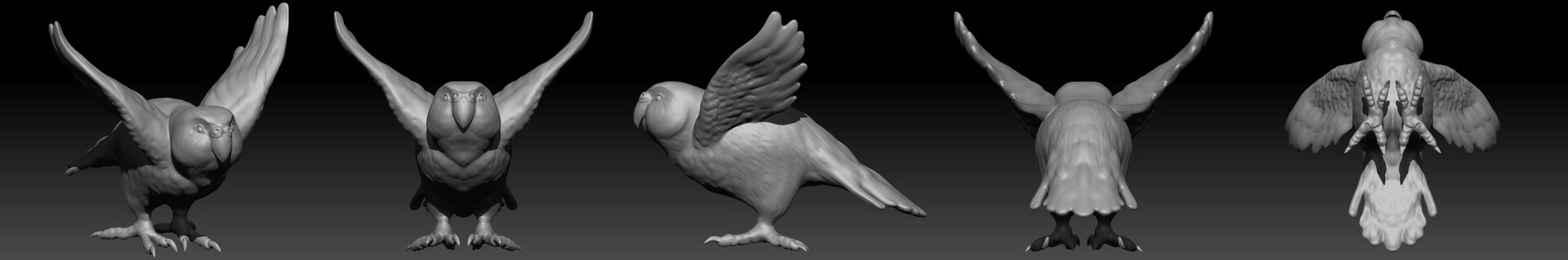 ArtStation - Kakapo 3D Sculpt