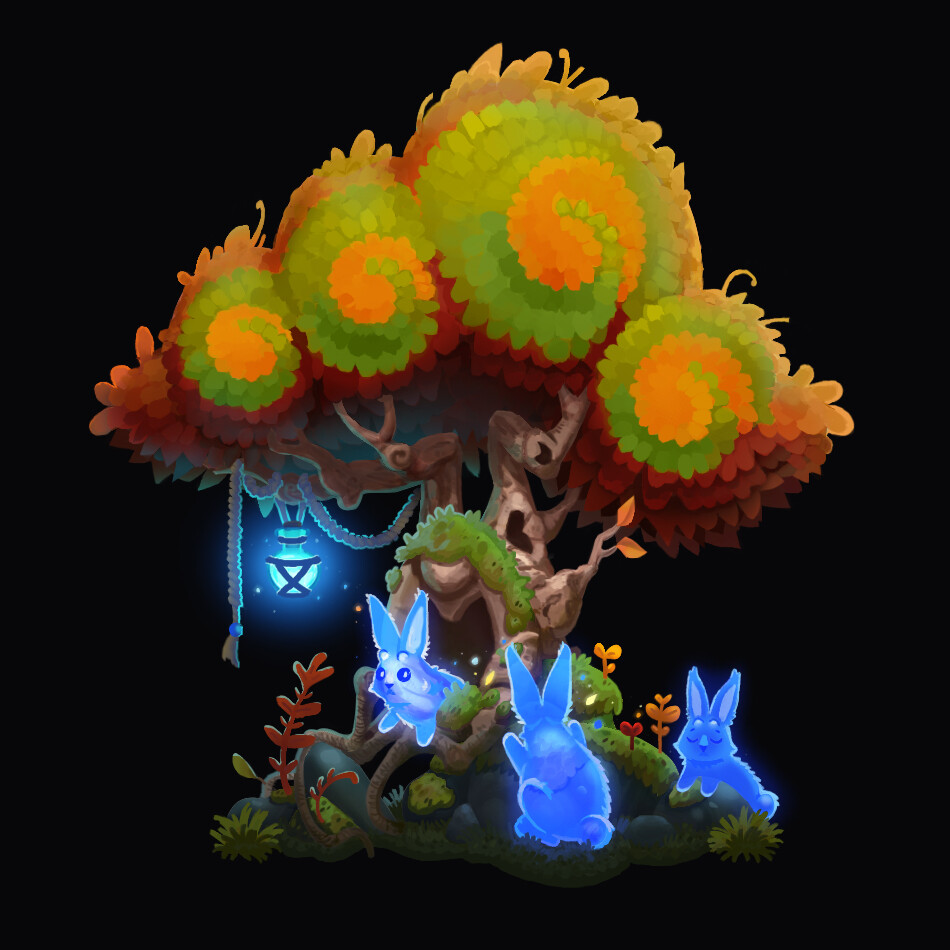 ArtStation - Rabbits tree